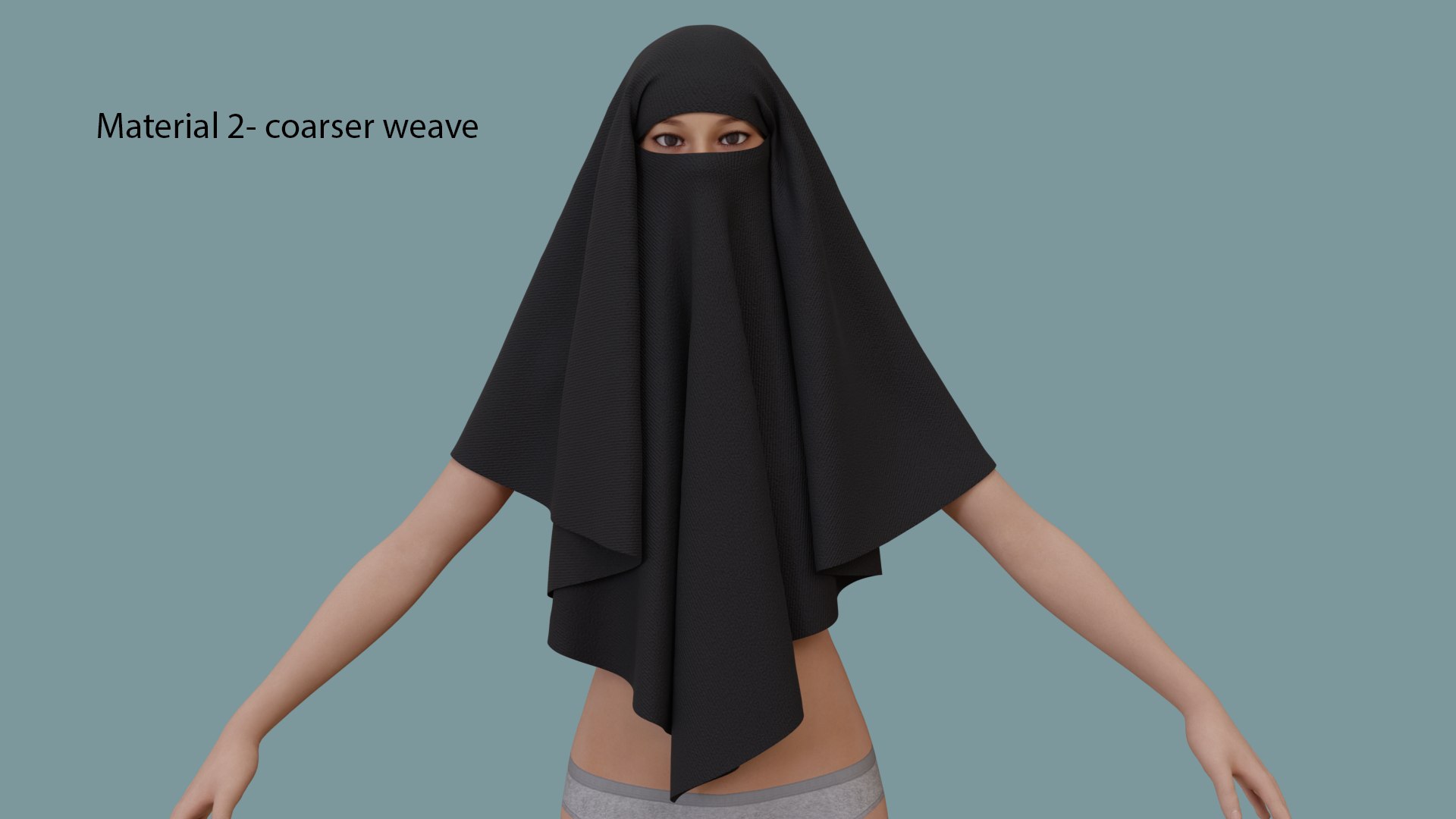 Muslim Niqab 3D Model - TurboSquid 2252598
