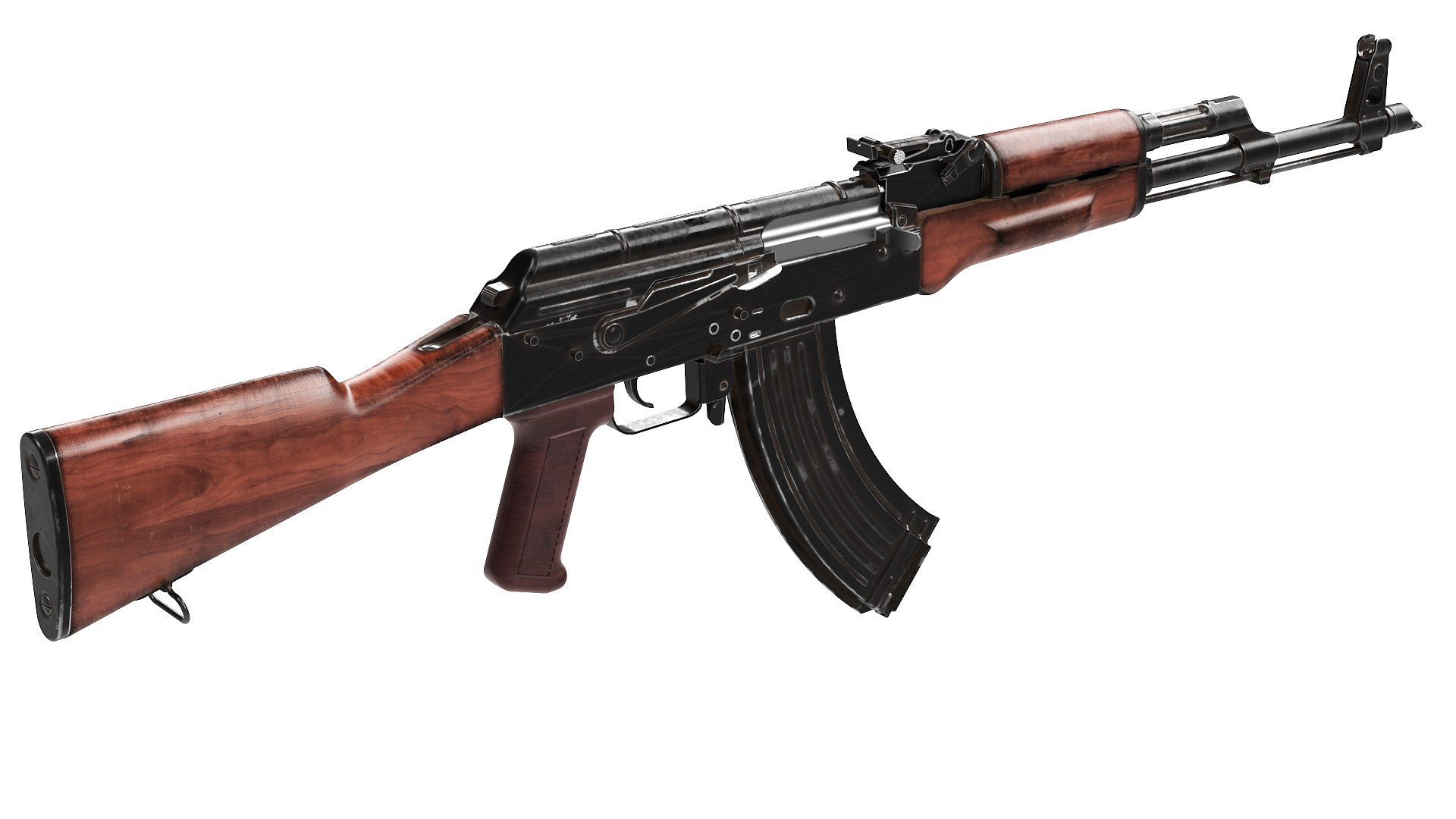 AKM Automatic Rifle 3D Model - TurboSquid 1927711