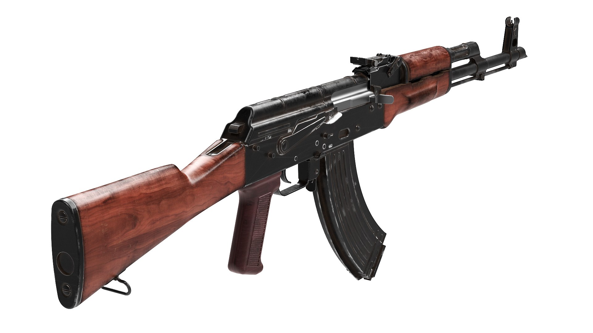 AKM Automatic Rifle 3D Model - TurboSquid 1927711