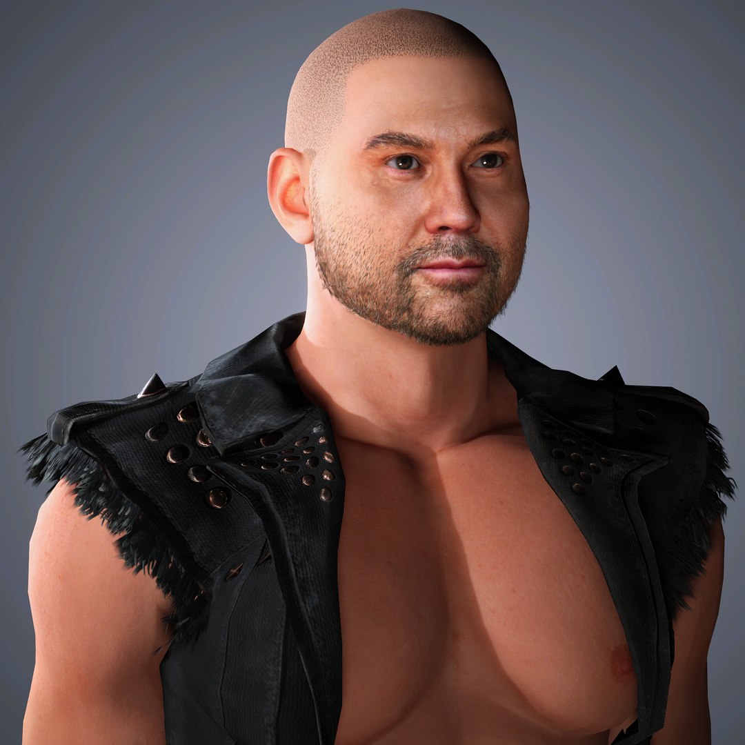 Dave Bautista Character 3D Model - TurboSquid 2346323