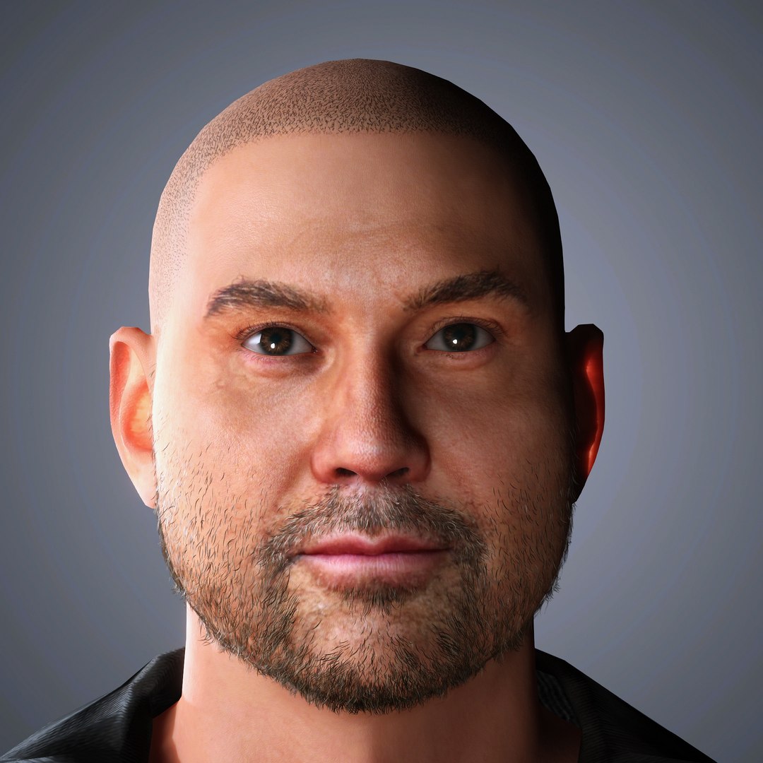 Dave Bautista Character 3D Model - TurboSquid 2346323