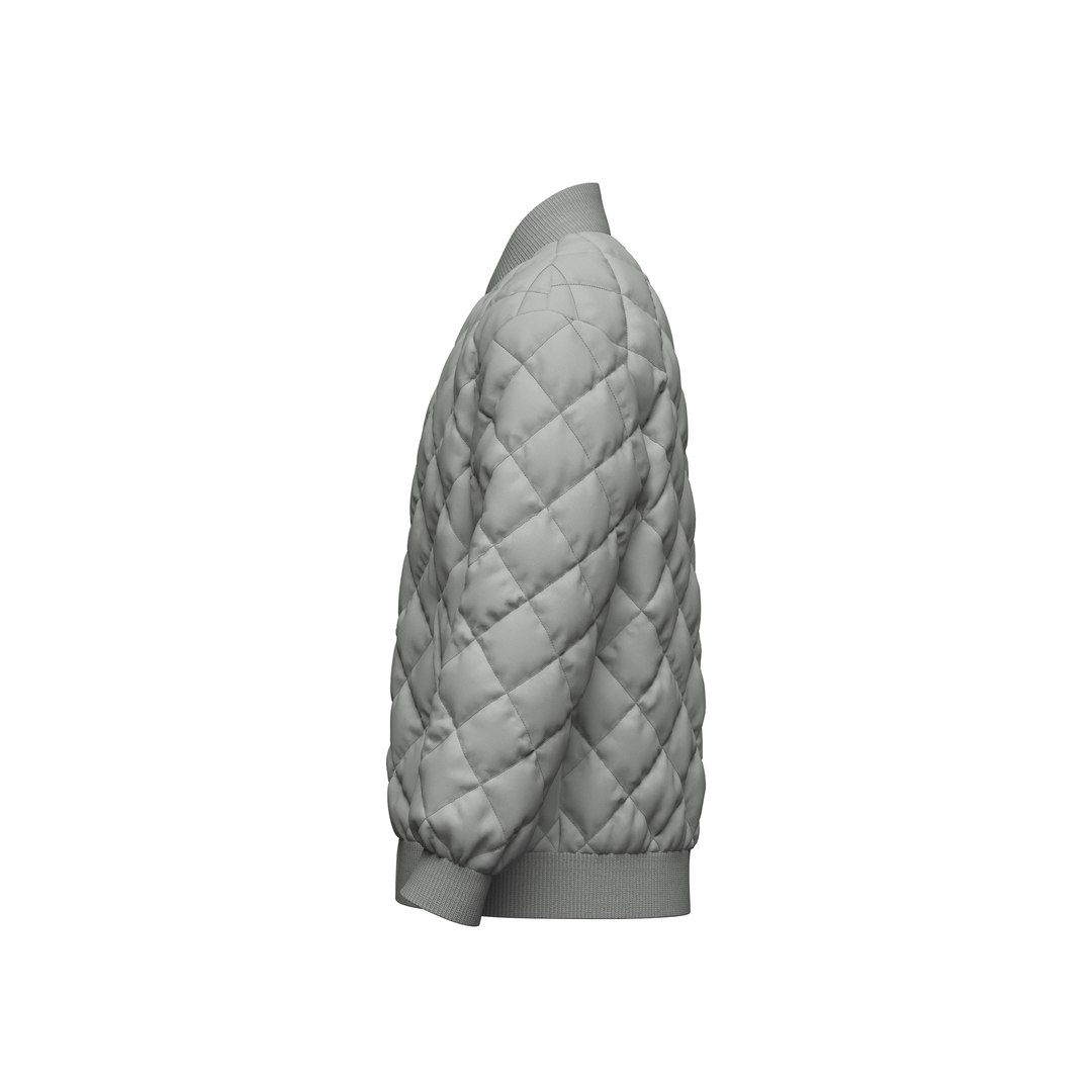 Mens Oversized Puffer Jacket 3D model - TurboSquid 2163587