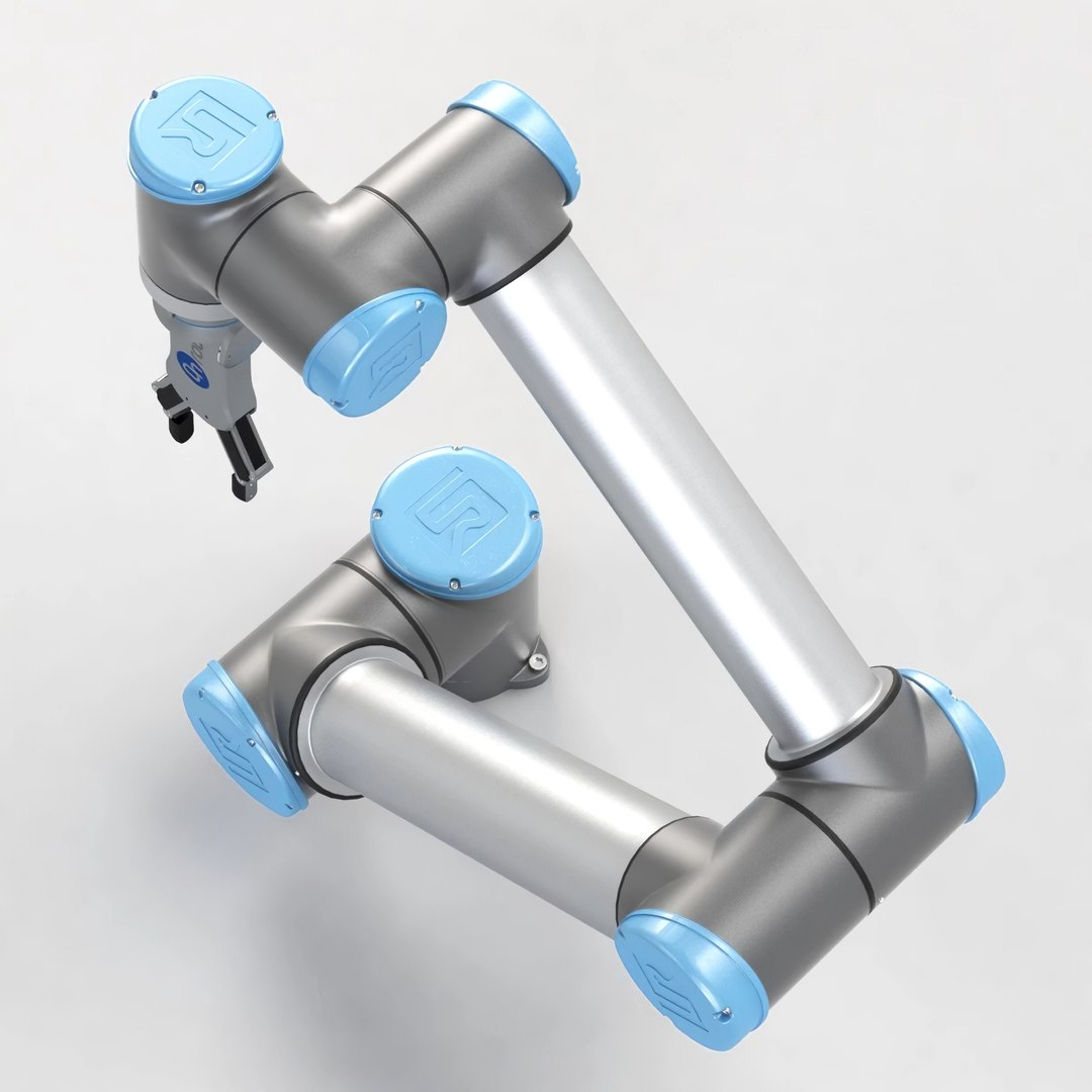 3D UR10 With OnRobot RG2 Flexible Collaborative Gripper Model ...