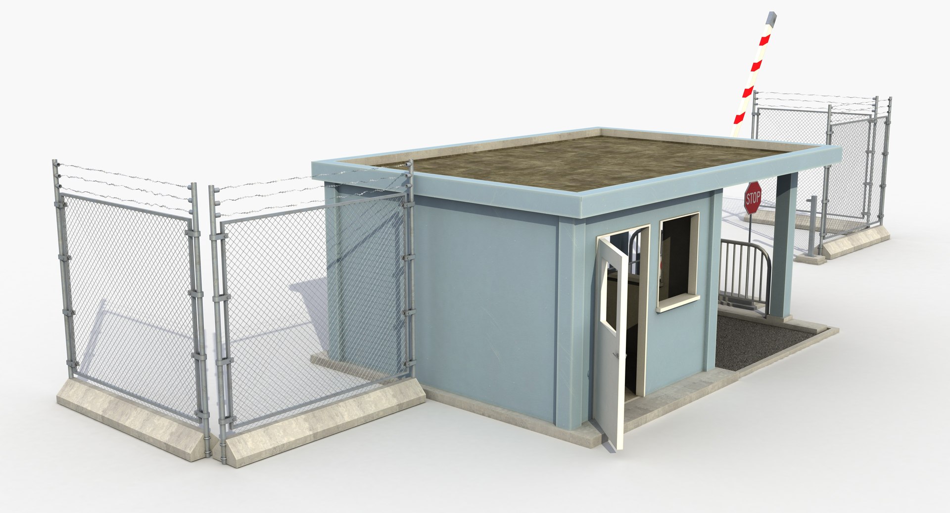 3D Guard Building - TurboSquid 1376936