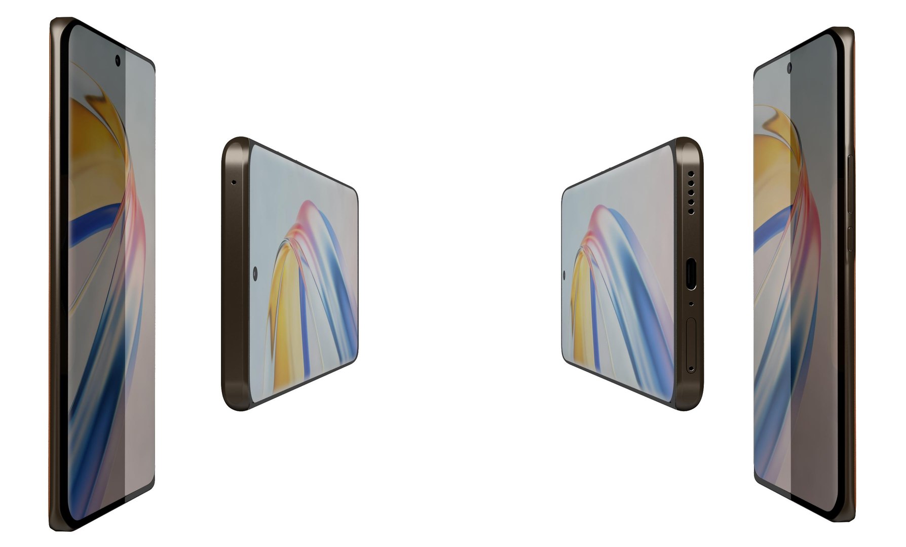 3D Model Honor X9b Sunrise Orange - TurboSquid 2147223