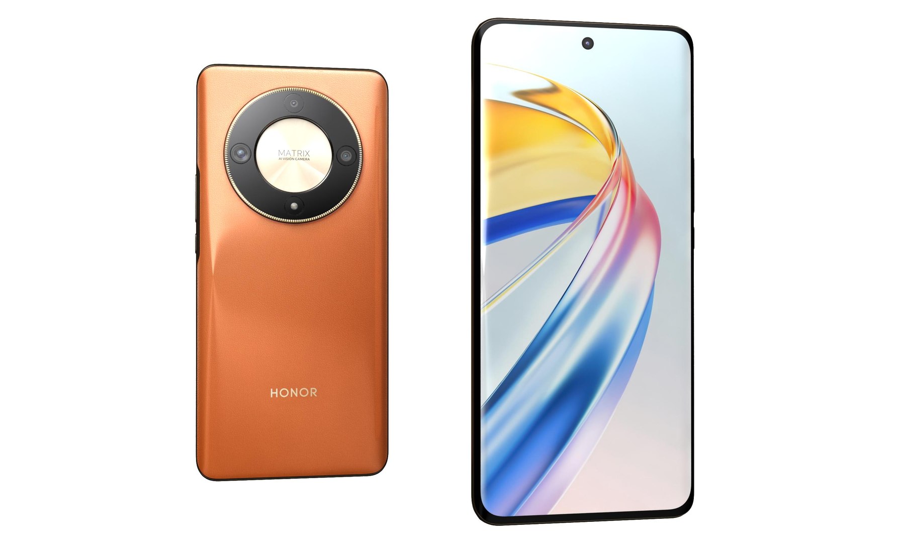 3D Model Honor X9b Sunrise Orange - TurboSquid 2147223