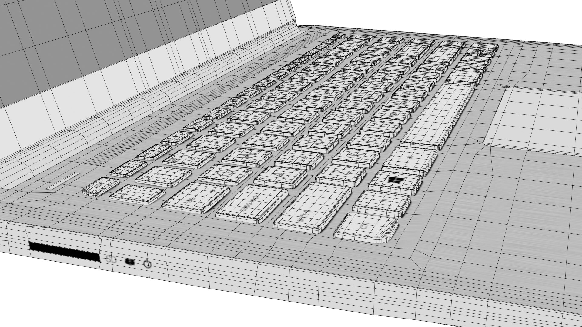 HP 14 Laptop 3D Model - TurboSquid 2374204