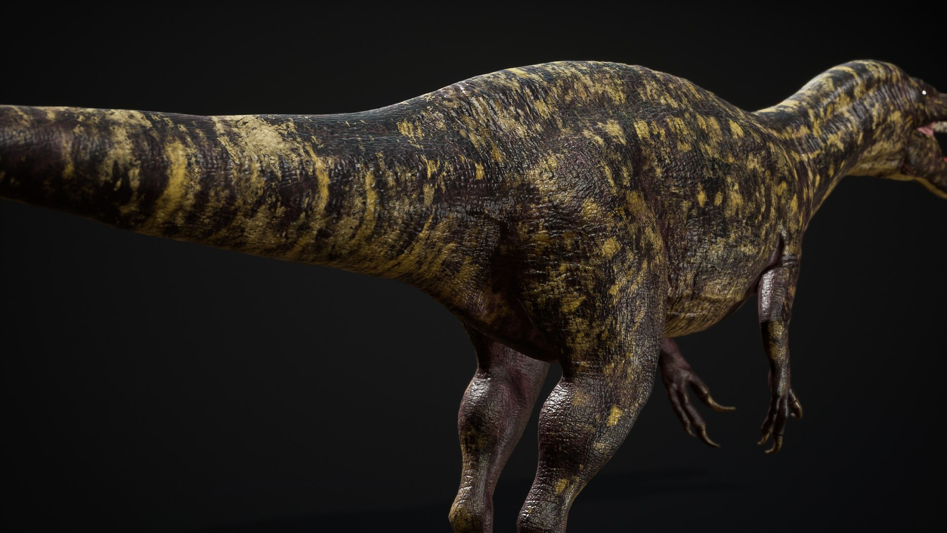 3D Dinosaur - Suchomimus Tenerensis Low-poly 3D Model Model ...