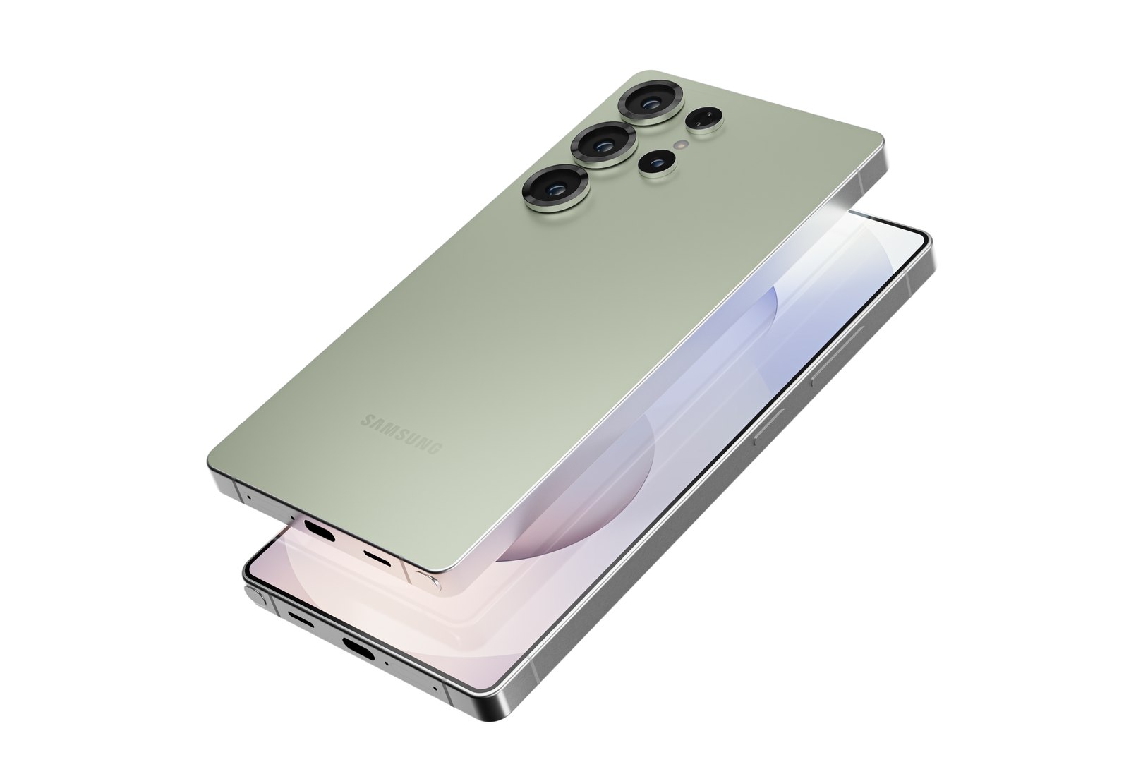 Samsung Galaxy S25 Ultra Green 02 3D Model - TurboSquid 2351584