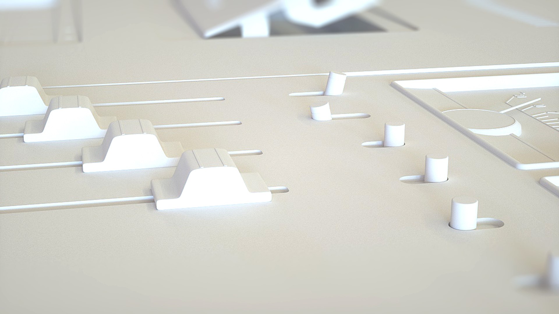 Retro Music 3d Model