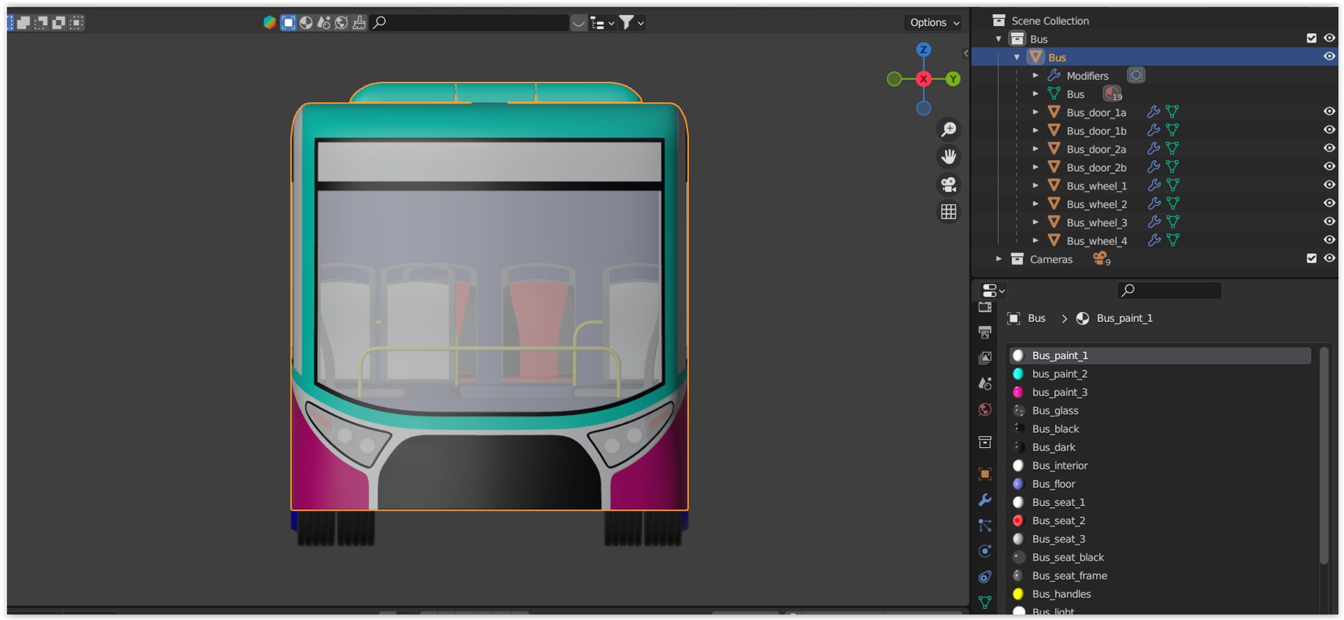 3D Autonomous City Bus Concept 2023 - TurboSquid 2098851