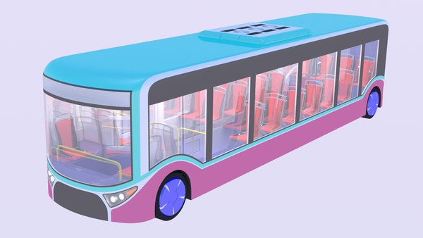 modelo 3d Concepto de autobús urbano autónomo 2023 - TurboSquid 2098851