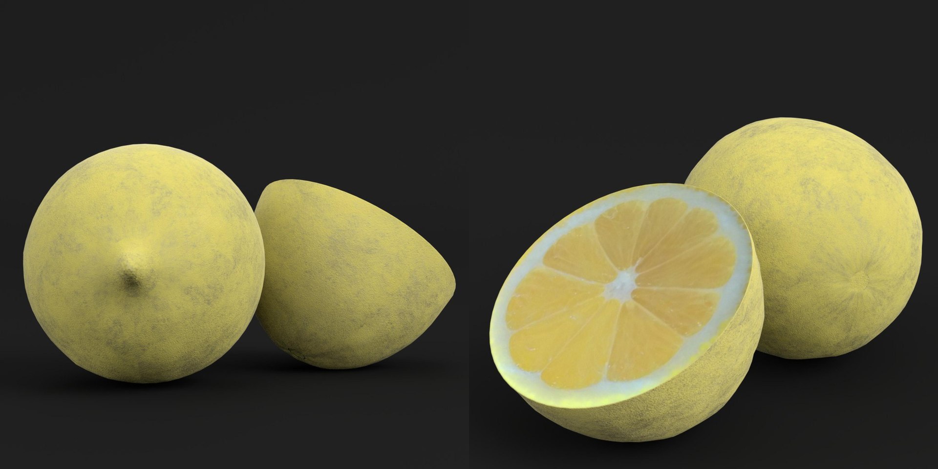 Lemons 3D Model - TurboSquid 1274817