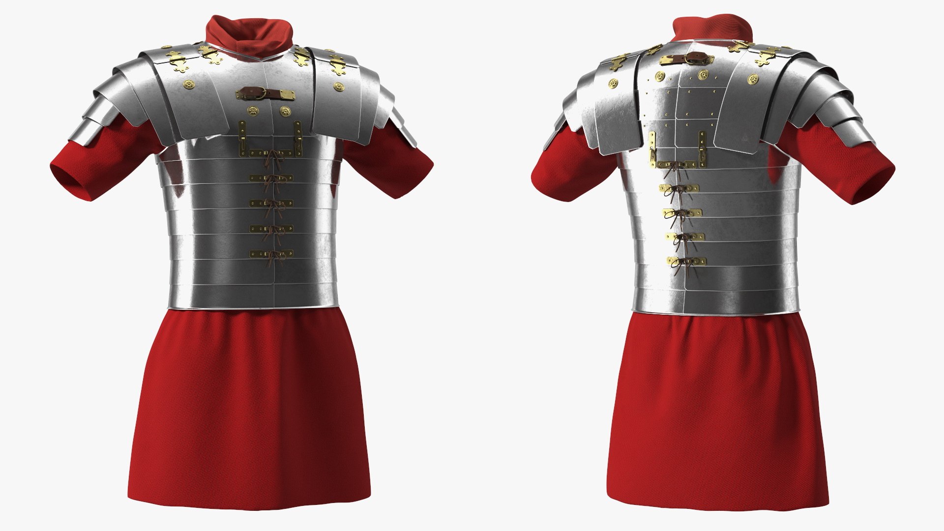 Roman Legionnaire Lorica Waist Armor 3D Model - TurboSquid 1942337
