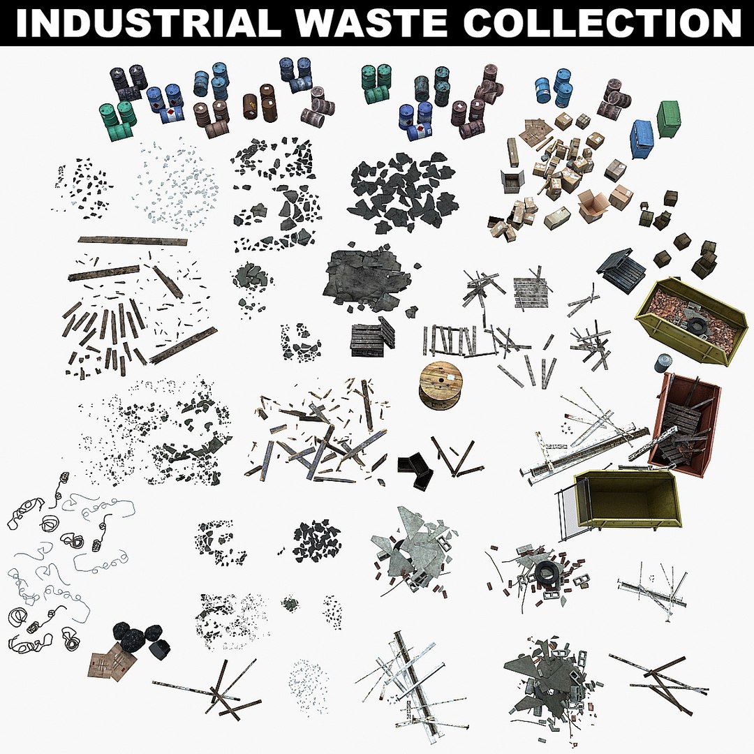 Industrial Waste Model - TurboSquid 1501940