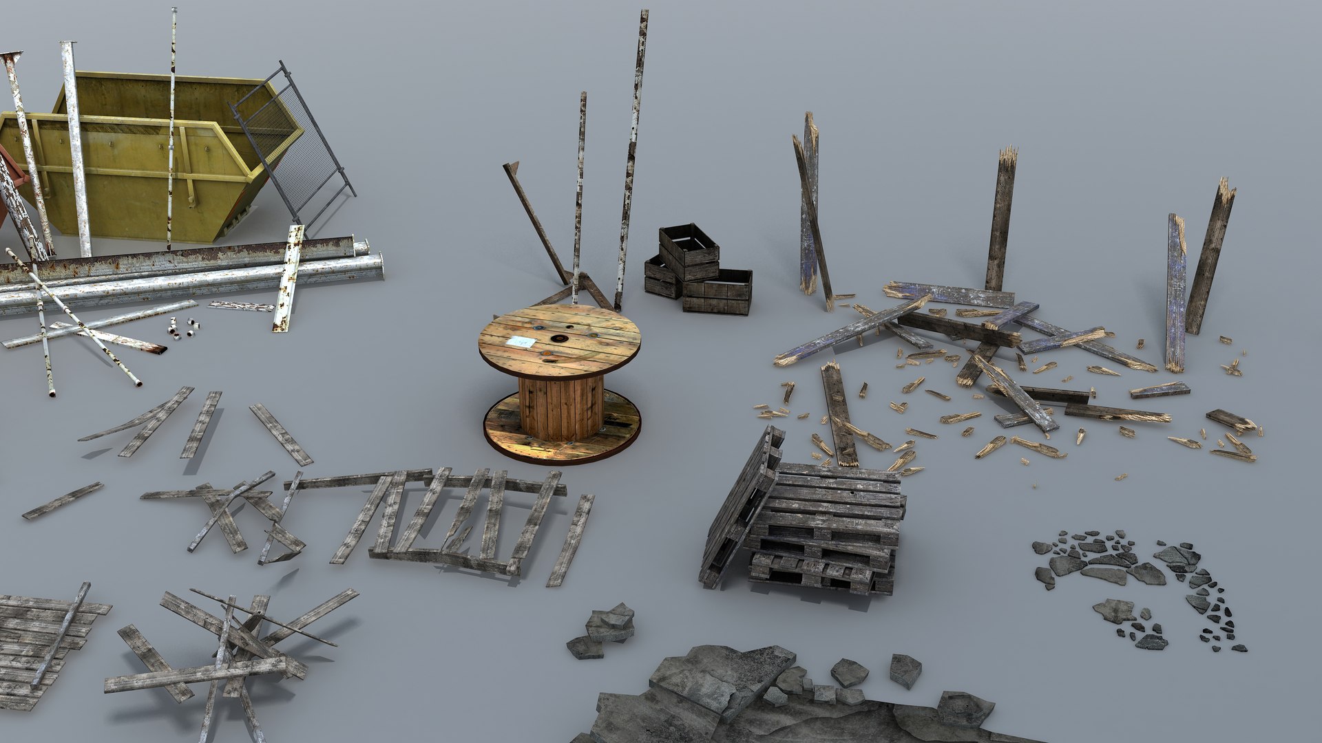 Industrial Waste Model - TurboSquid 1501940