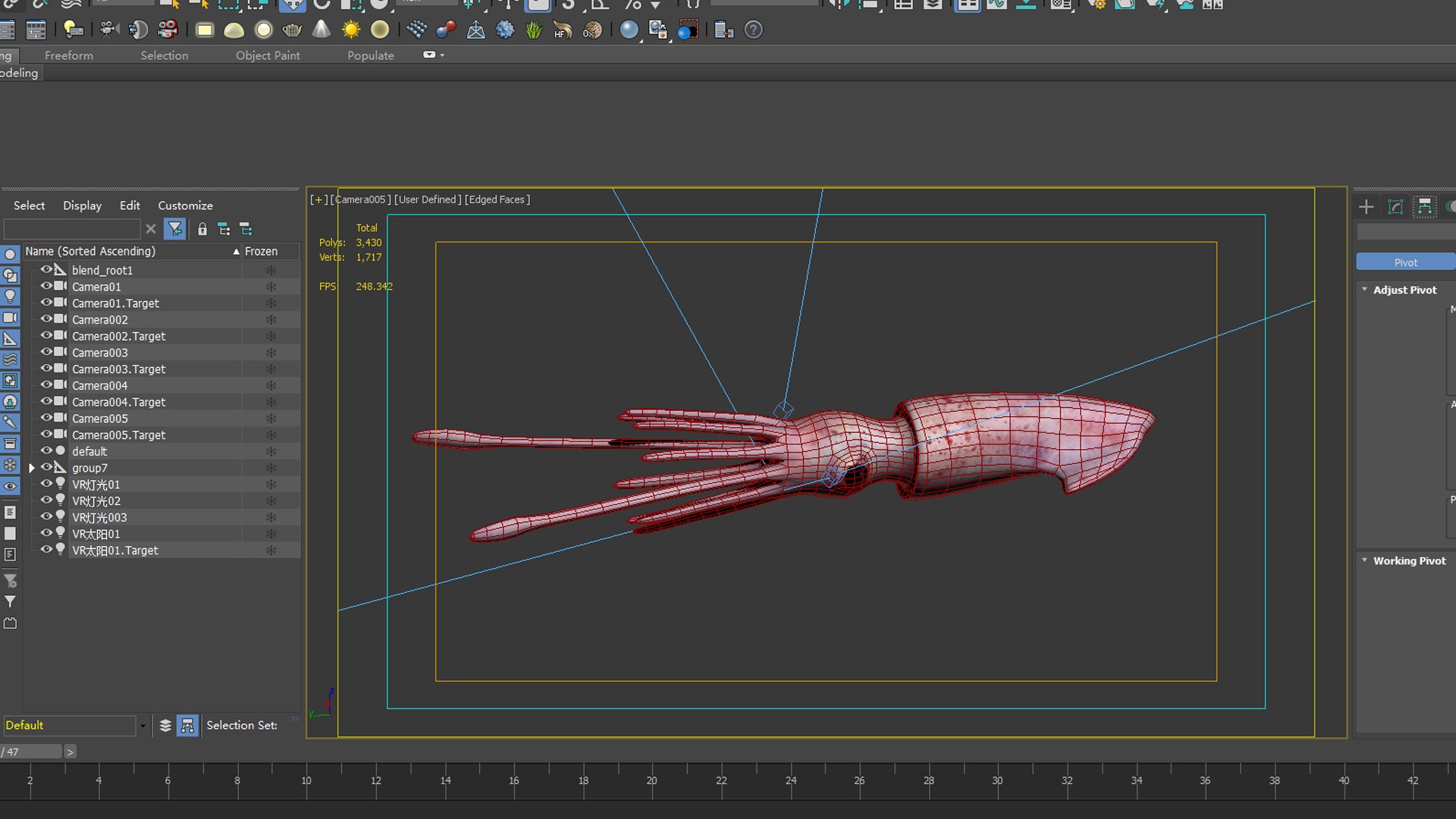 3D Cuttlefish Squid Octopus Cephlapod Cephalopod - TurboSquid 2216199