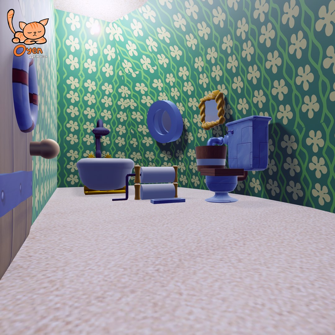 SpongeBob Pineapple House Complete With Inside 3D Model - TurboSquid ...