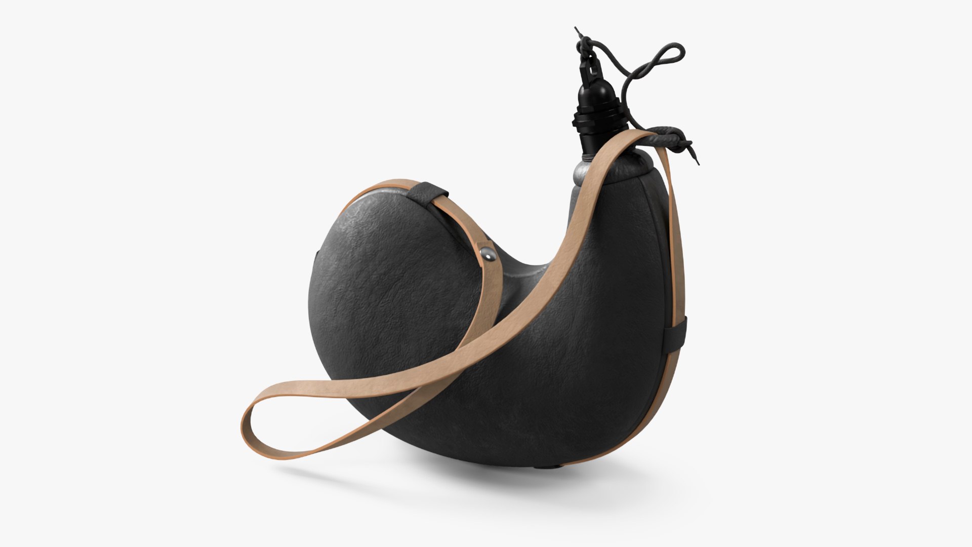 3D Wineskin JB Curved Classic Black Model - TurboSquid 2189665