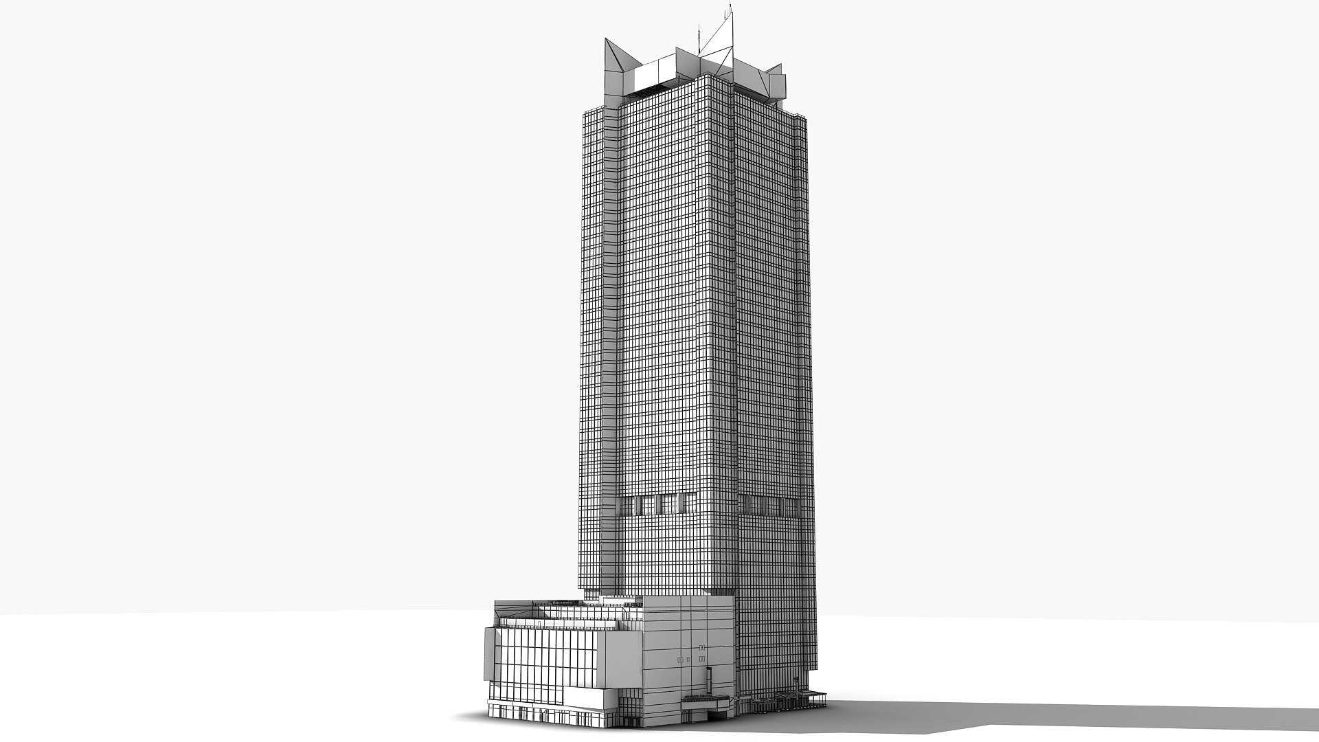 3D 1515 One Astor Building Textured Model - TurboSquid 2171223