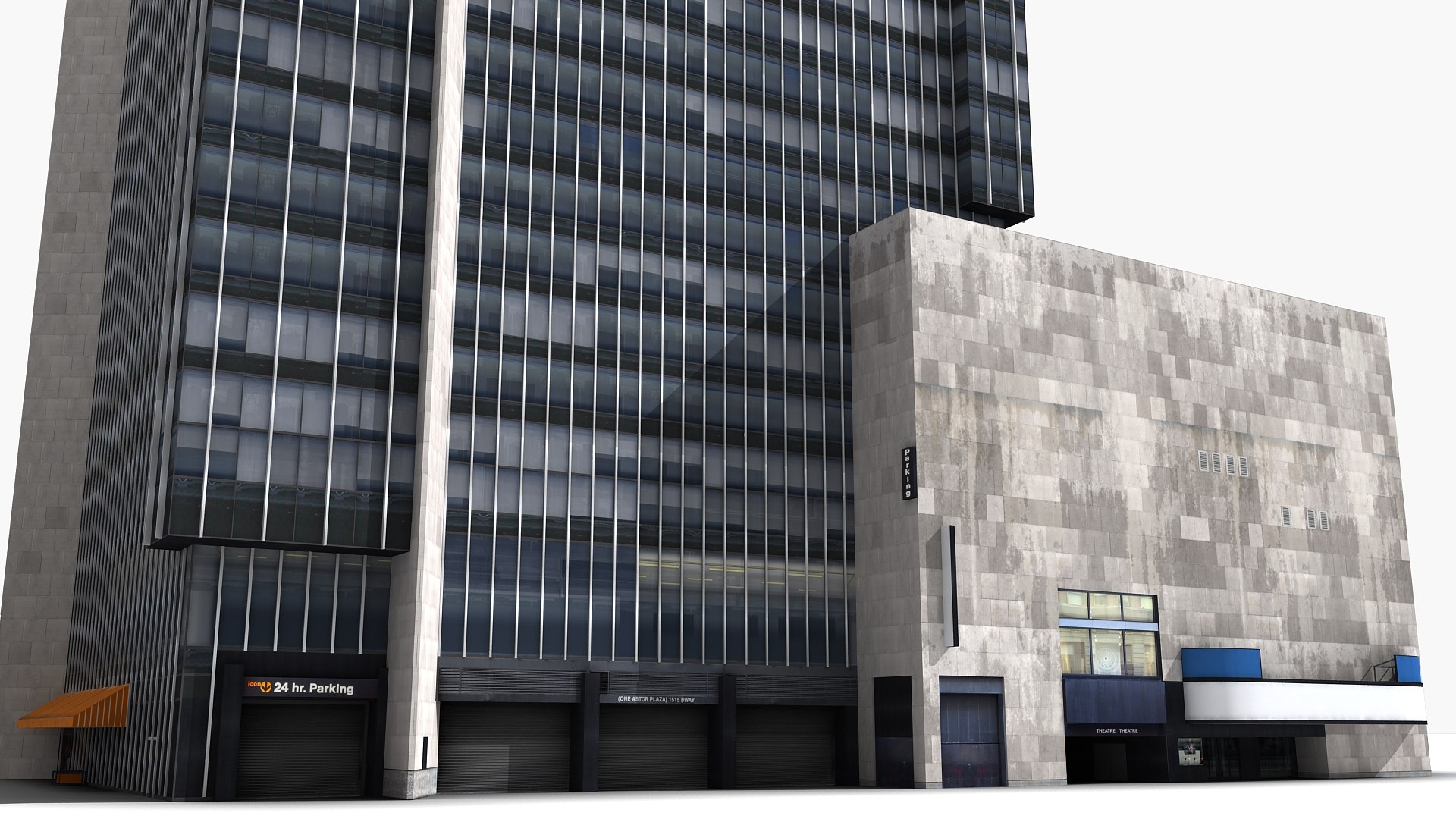 3D 1515 One Astor Building Textured Model - TurboSquid 2171223