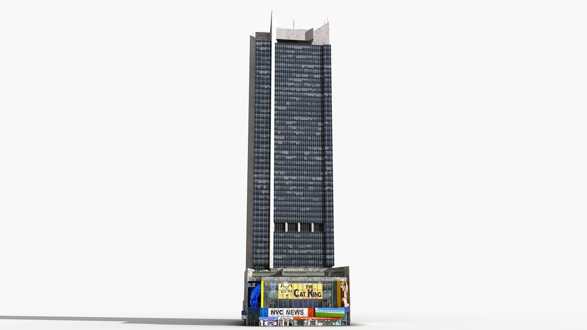3D 1515 One Astor Building Textured Model - TurboSquid 2171223