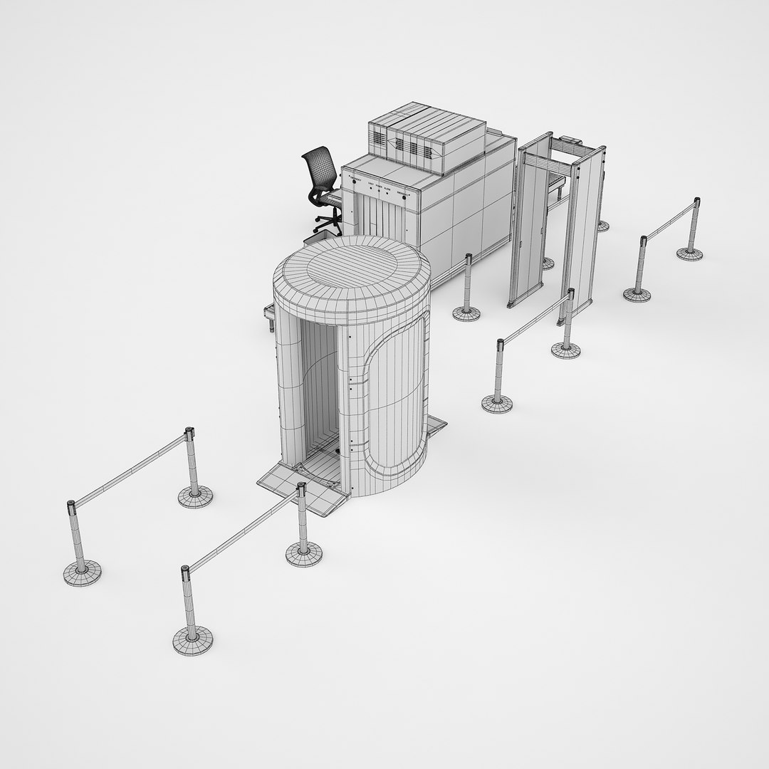 3D model airport security x - TurboSquid 1431191