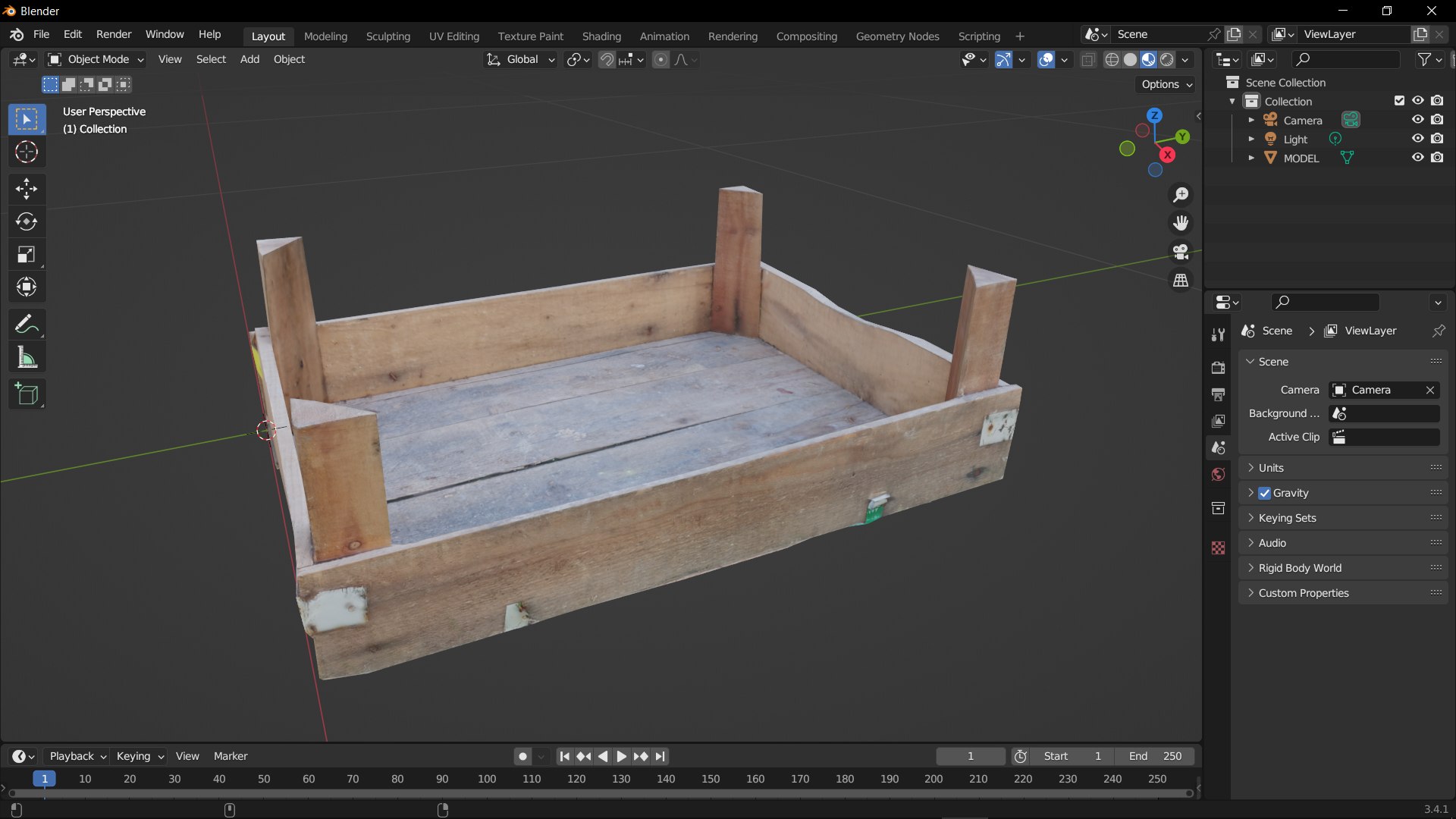 Wooden Crate Fruit Short Scan 3D Model - TurboSquid 2125889