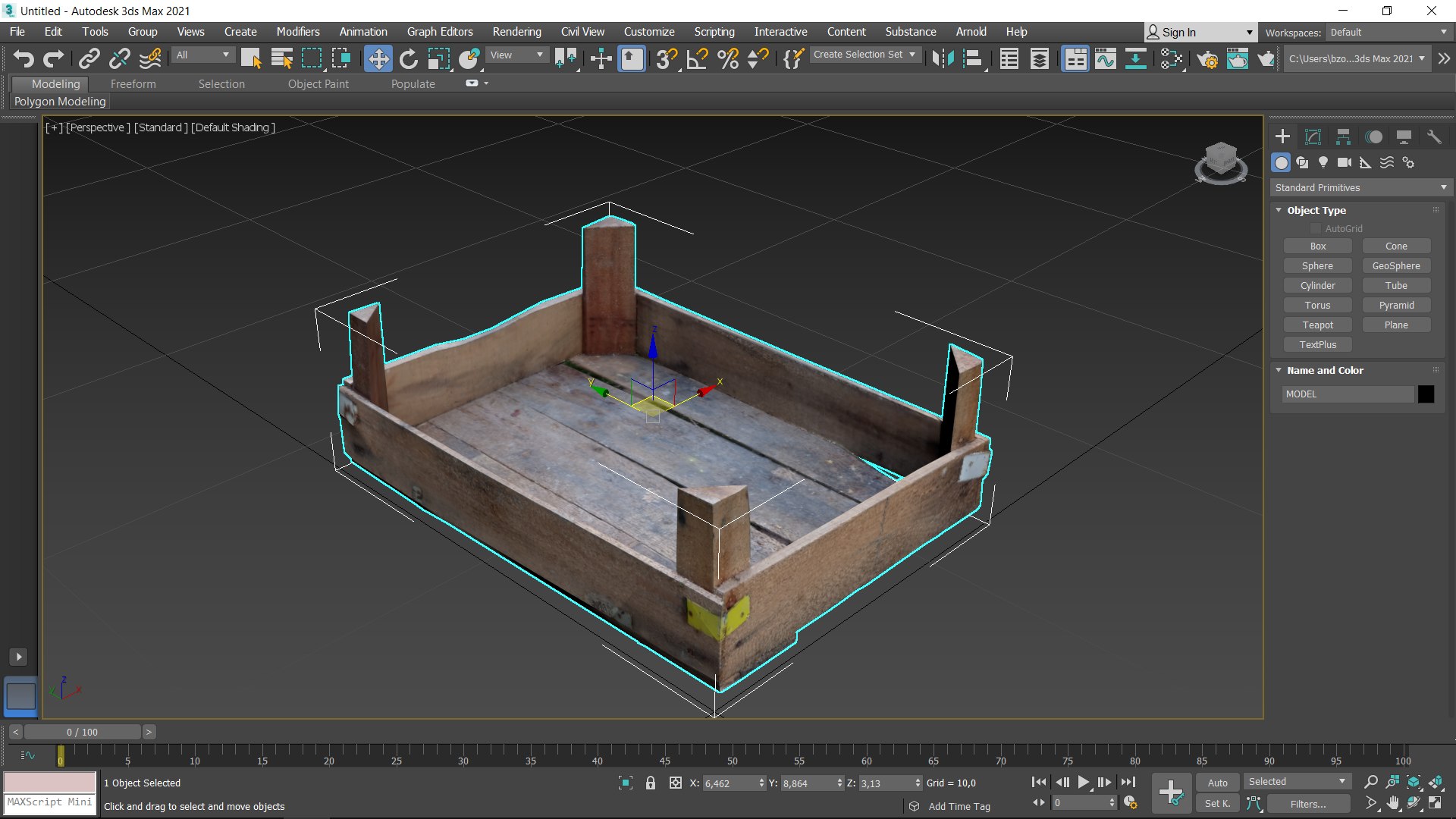 Wooden Crate Fruit Short Scan 3D Model - TurboSquid 2125889