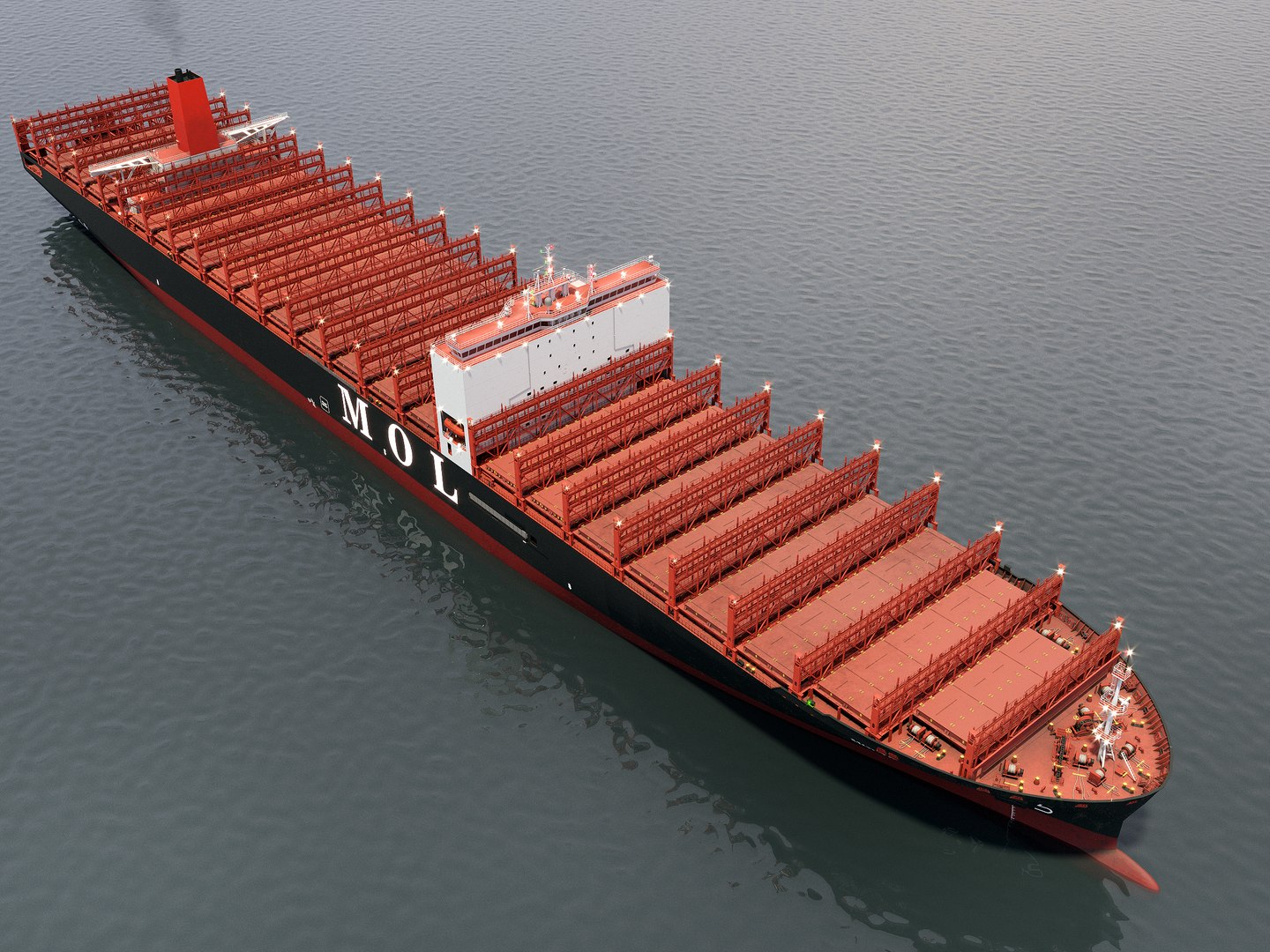 3D MOL Container Ship Quest - TurboSquid 1971353