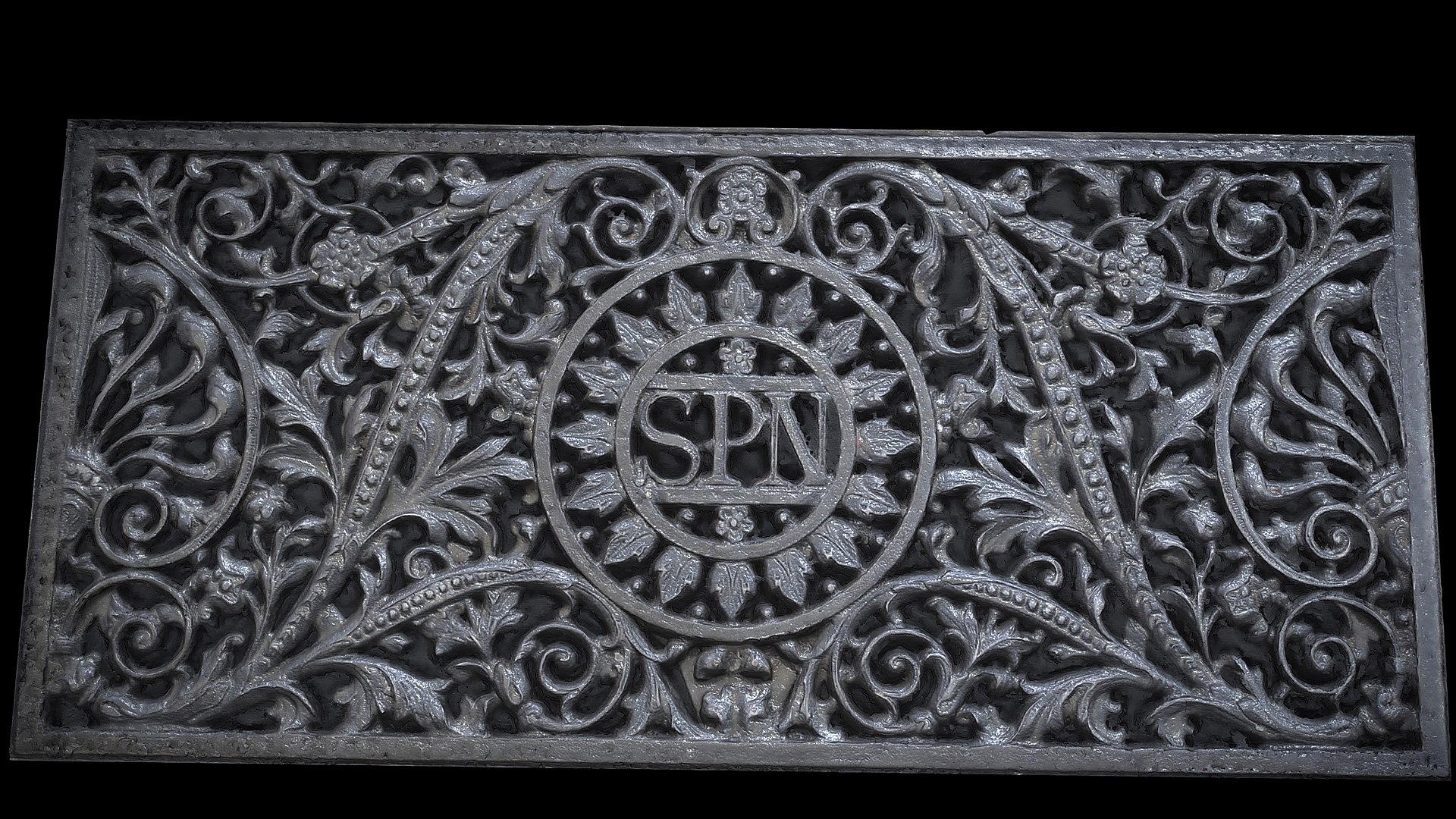 3D Ornament Grate Floor Church Panel Photogrammetry - TurboSquid 2300940
