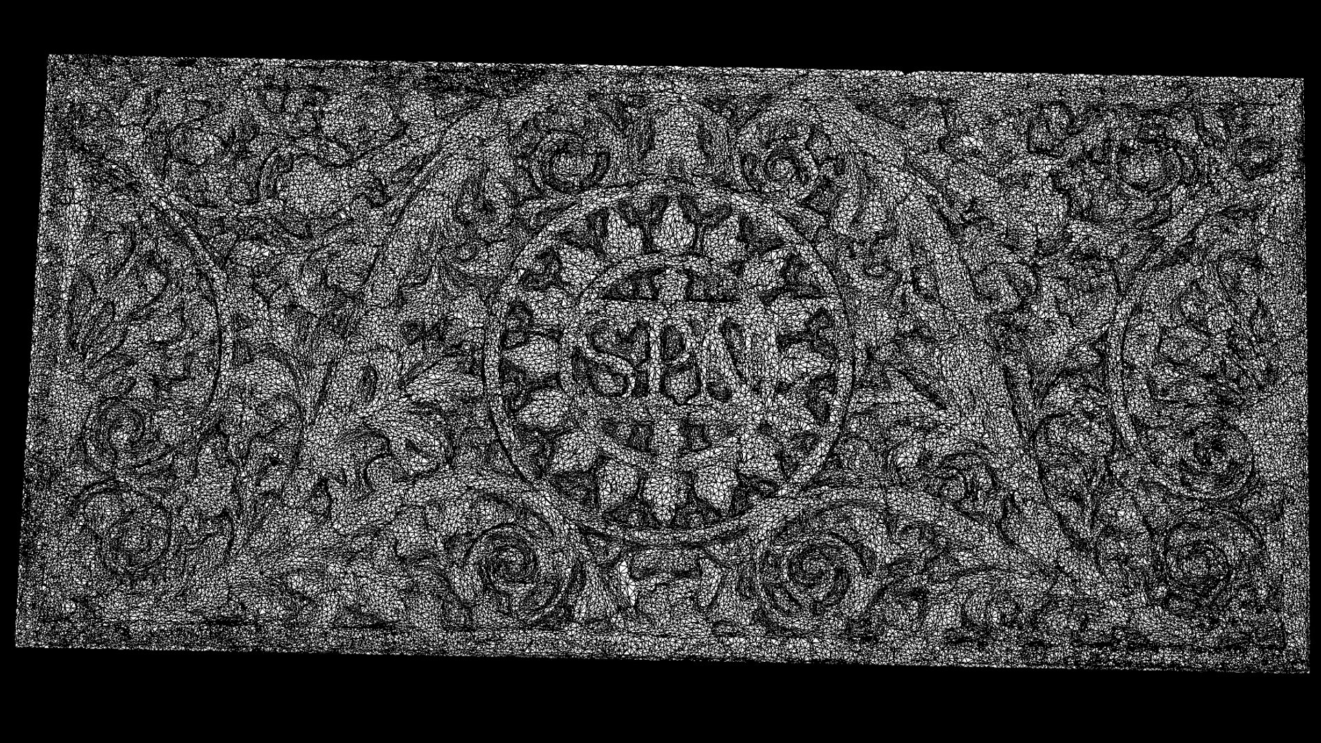 3D Ornament Grate Floor Church Panel Photogrammetry - TurboSquid 2300940