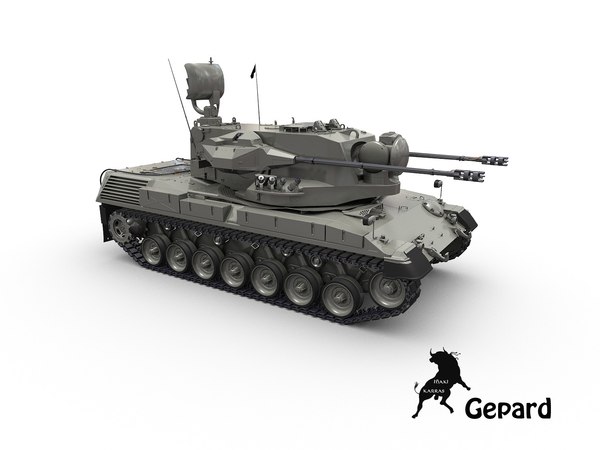 3d model flakpanzer iv kugelblitz panzer tank