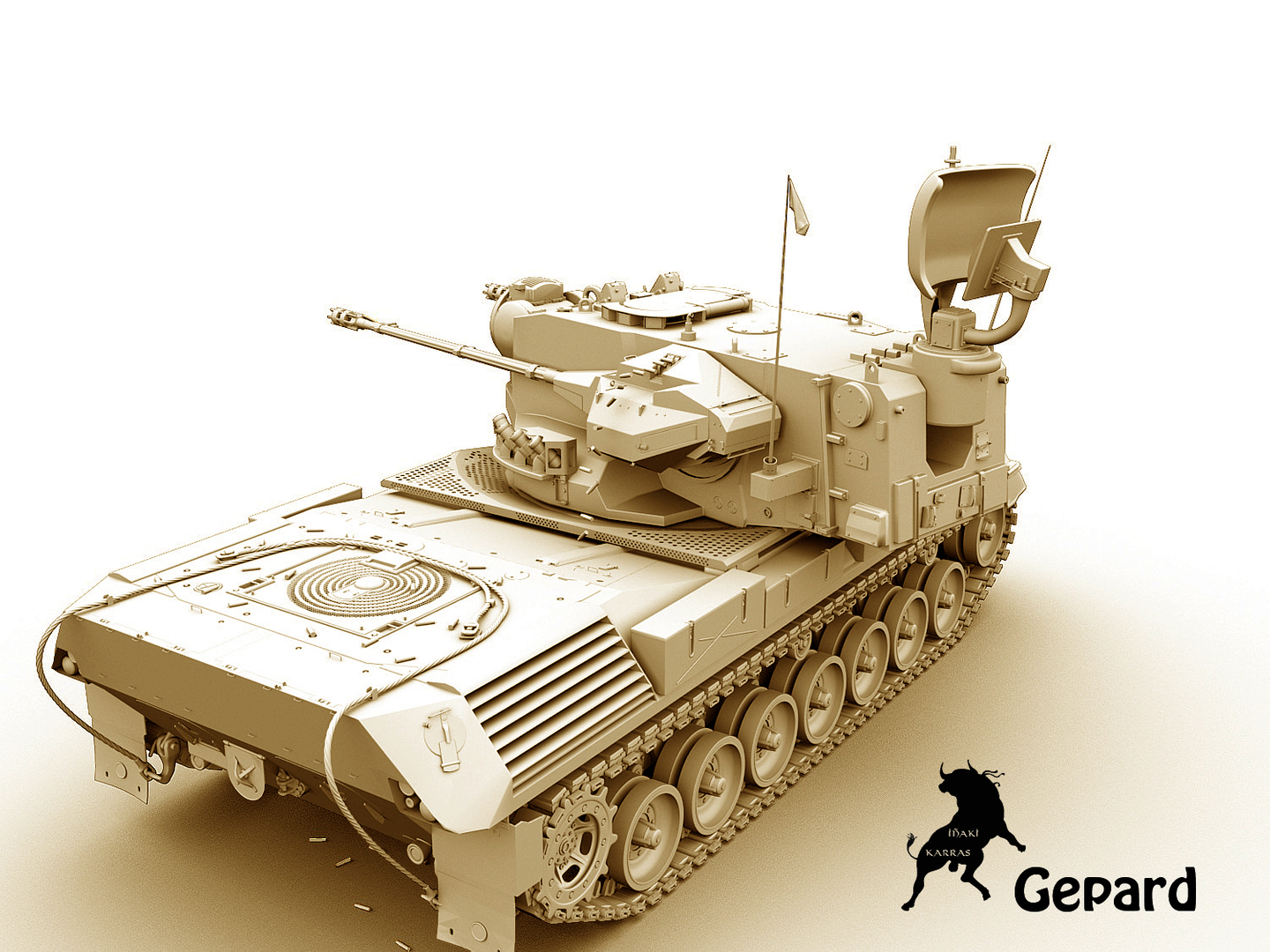 Gepard Model 3D - TurboSquid 719850