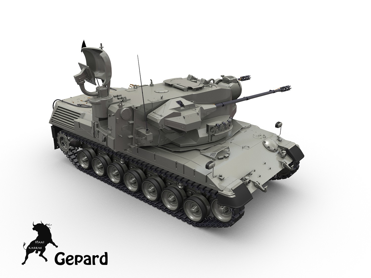 Gepard Model 3D - TurboSquid 719850