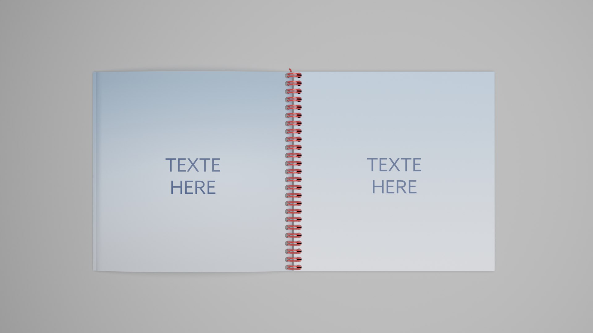 Spiral Bound Booklet 3D Model - TurboSquid 2025893