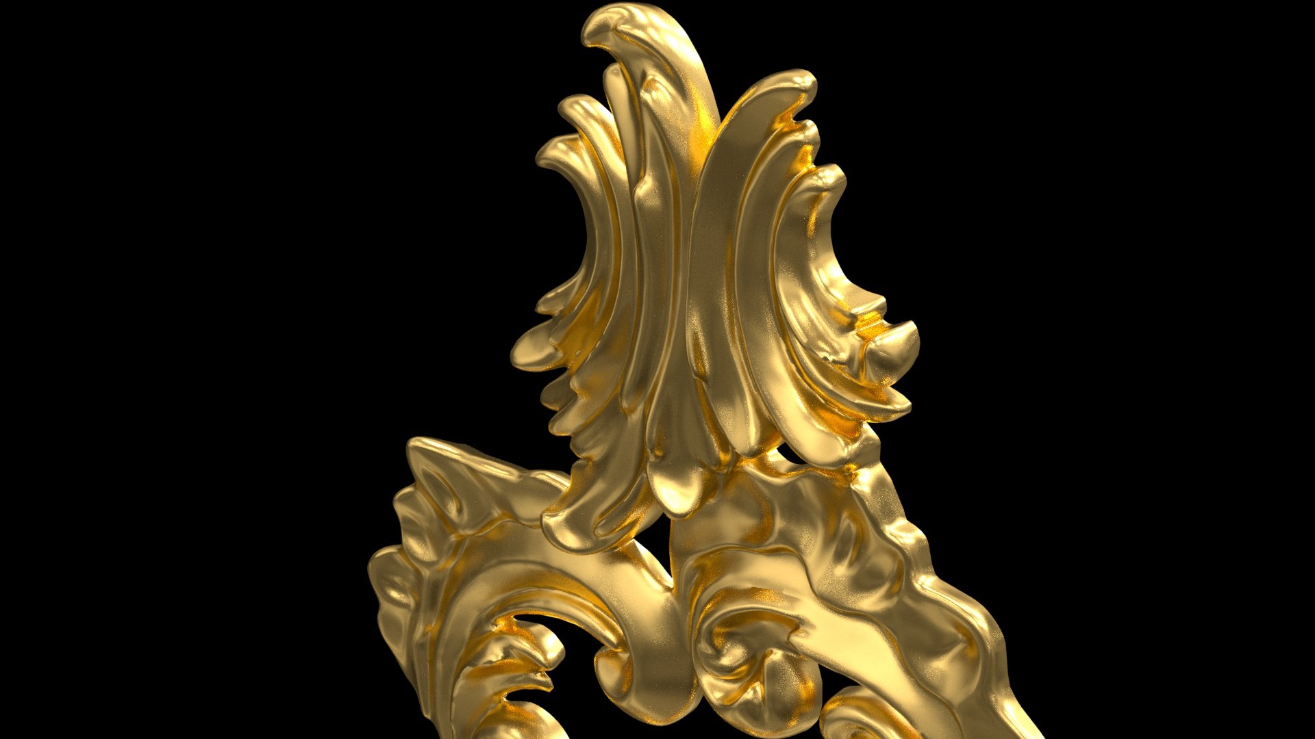 3D Plaster Decorative Bow DS375 - TurboSquid 2384948