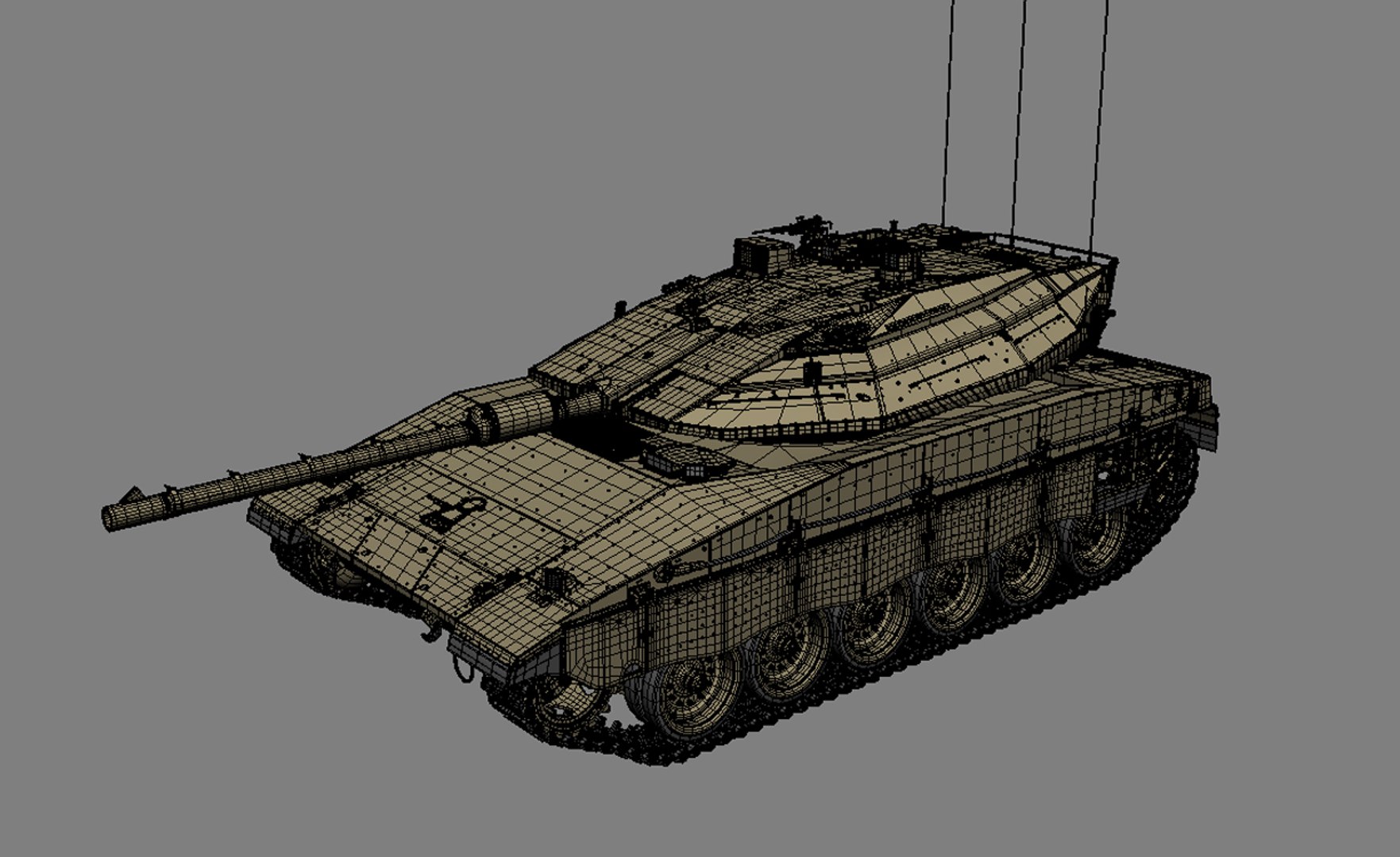 Merkava 4 3d Model