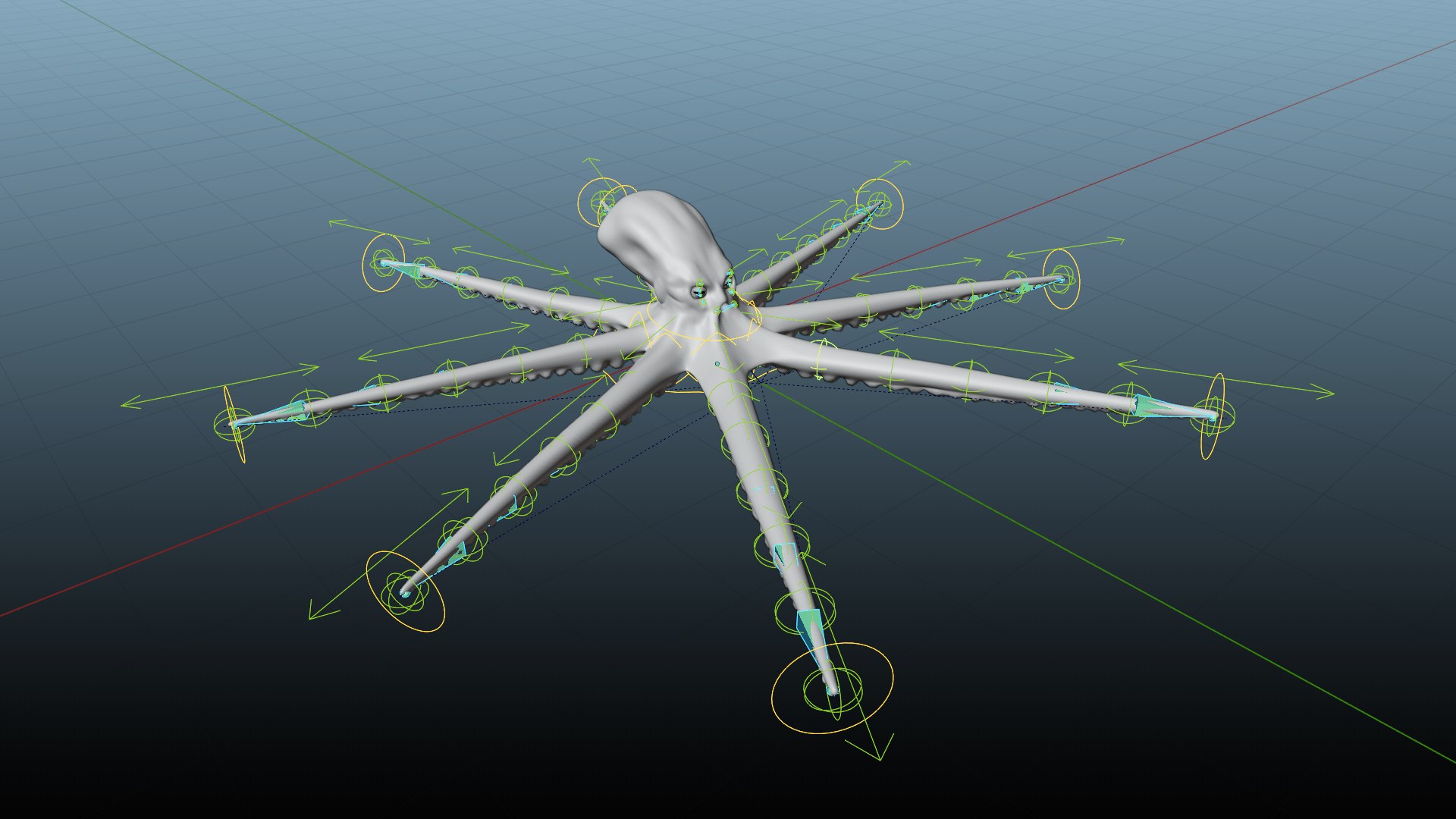 Stylized Octopus 3D - TurboSquid 2267087