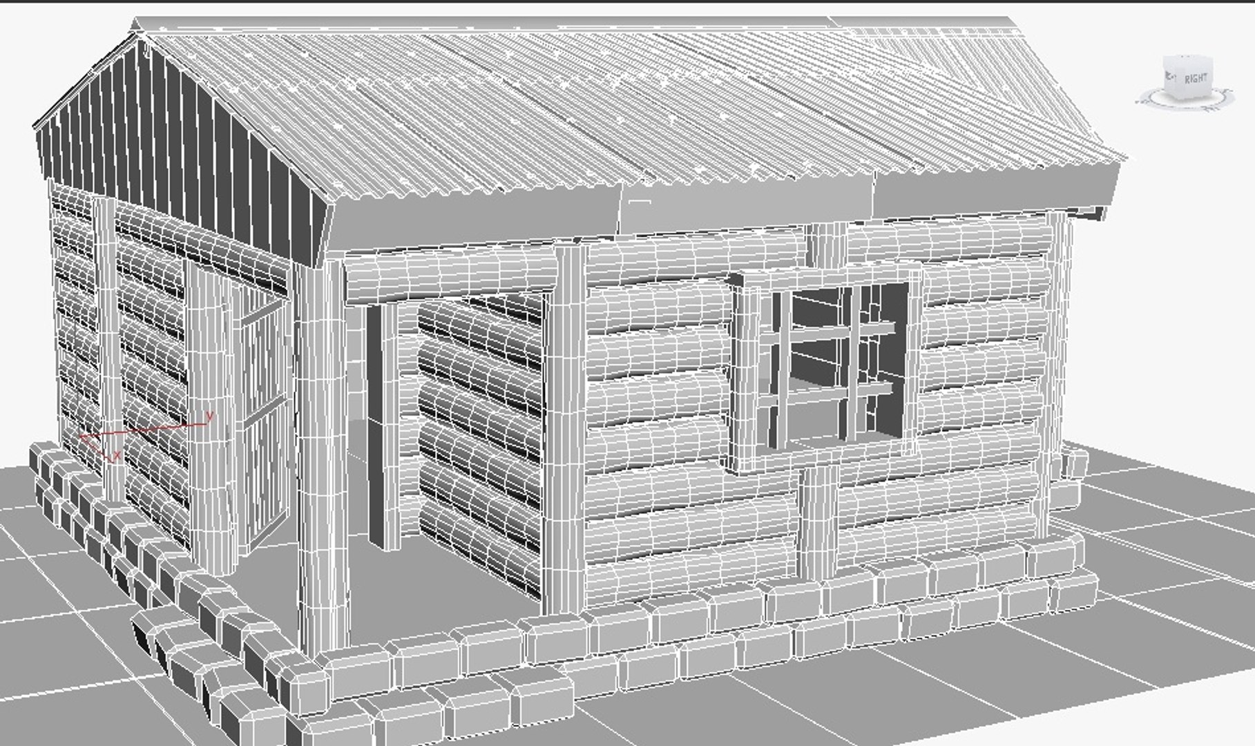 3D Wood House-1 Max File Model - TurboSquid 2270790
