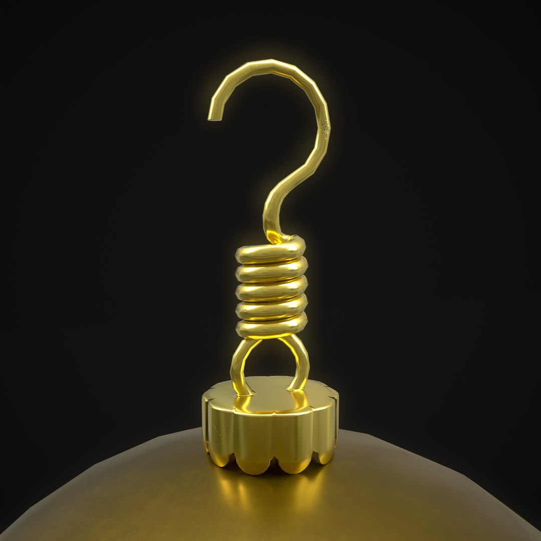 Golden Snow Flake Ball 3D - TurboSquid 2010619