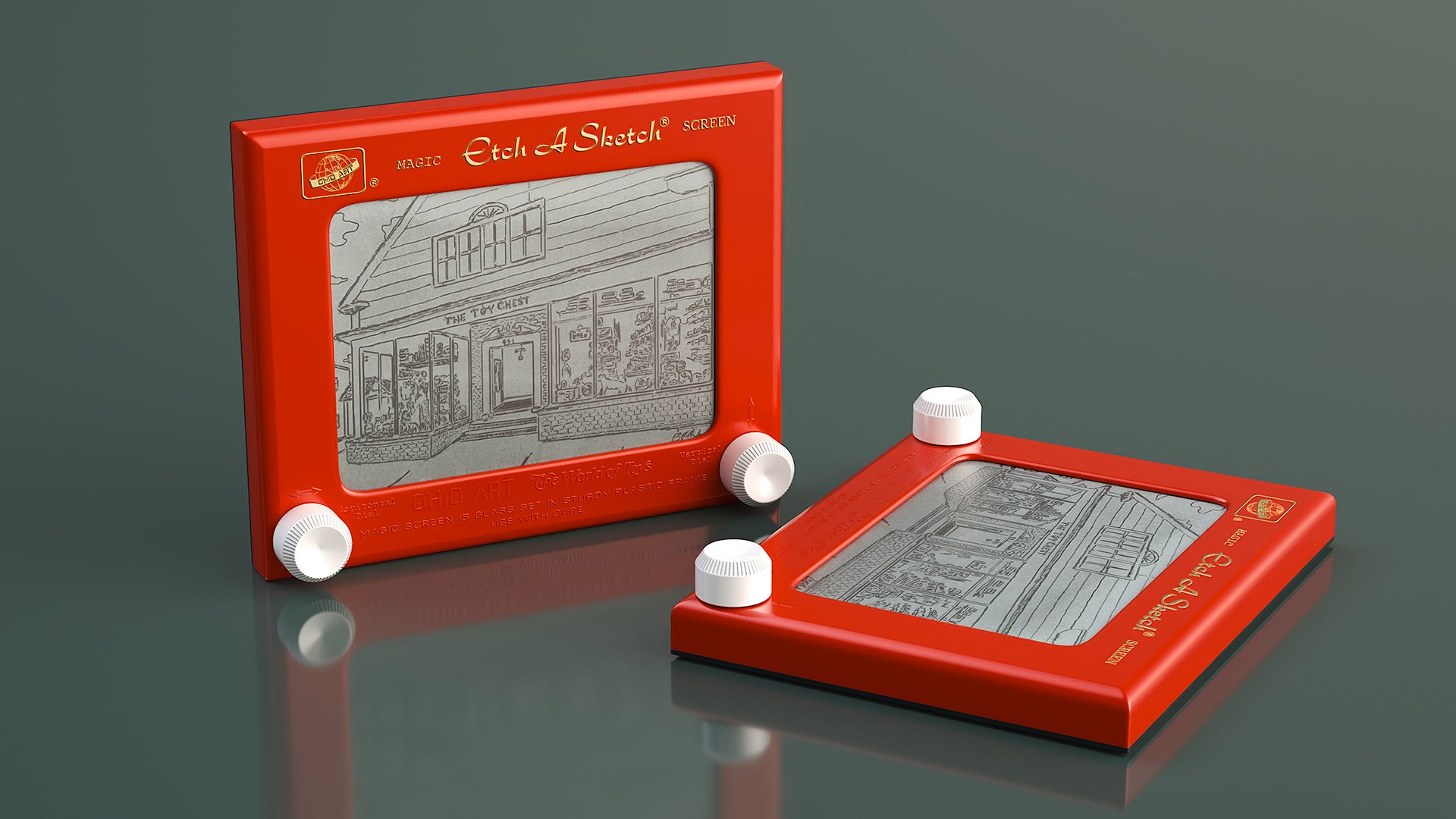 3D Etch A Sketch Drawing Toy New Model - TurboSquid 2374897