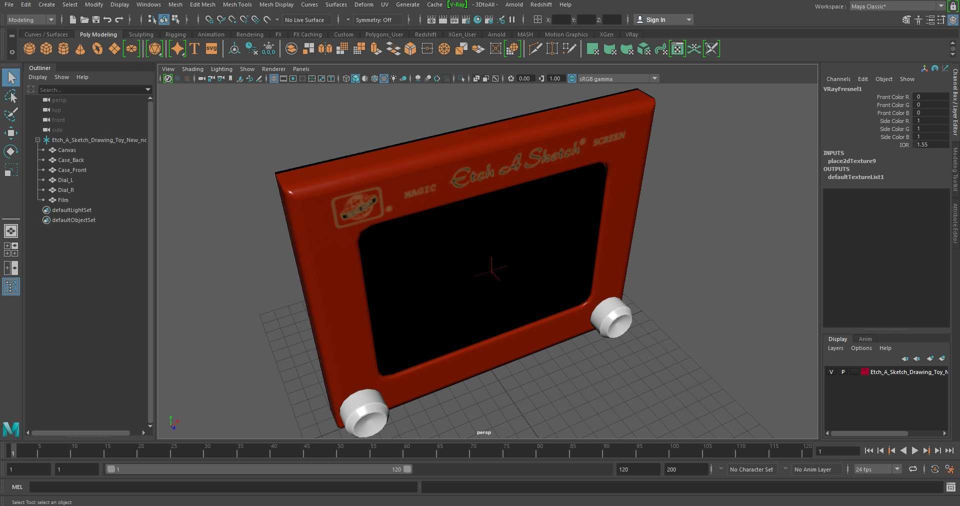 3D Etch A Sketch Drawing Toy New Model - TurboSquid 2374897