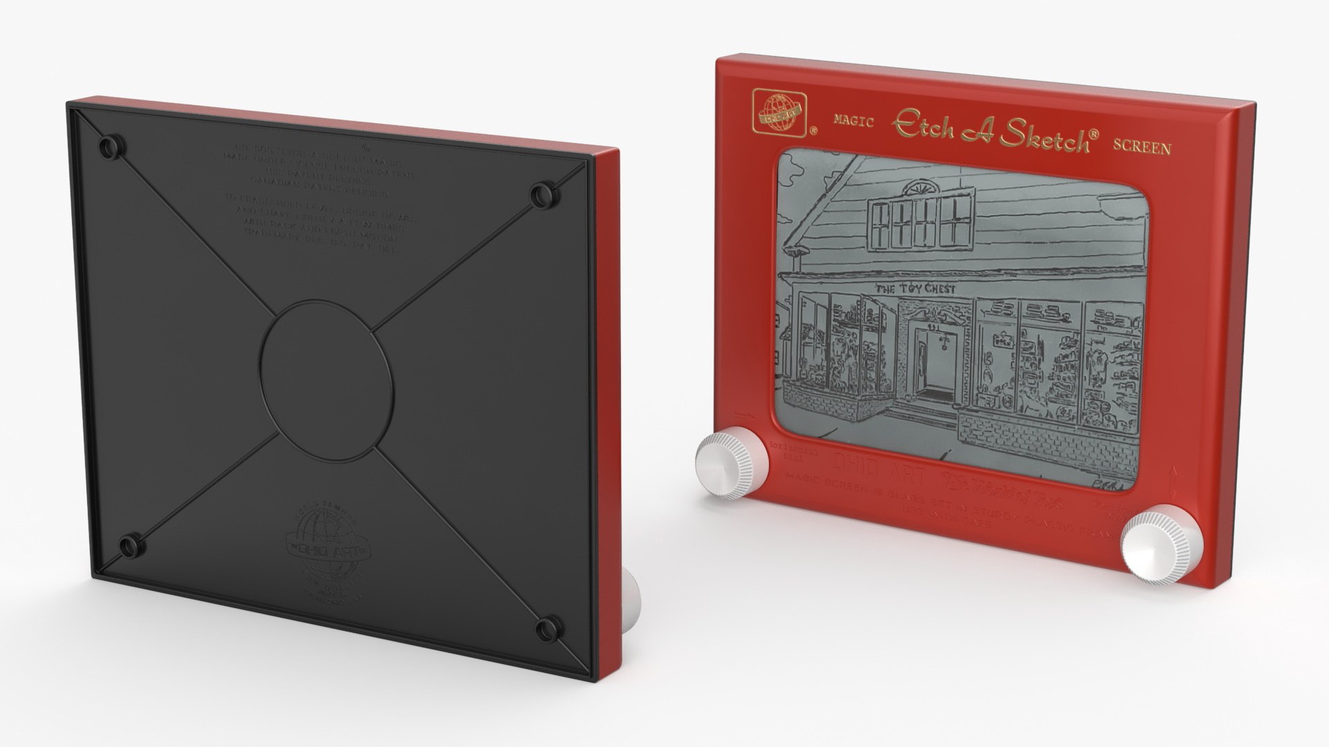 3D Etch A Sketch Drawing Toy New Model - TurboSquid 2374897