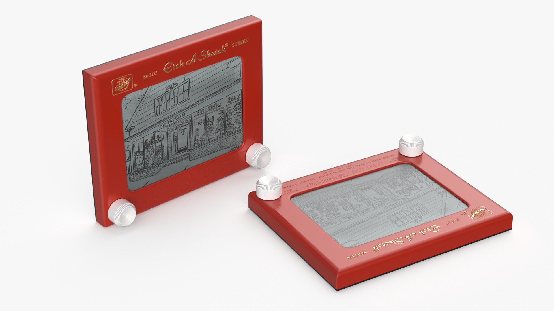 3D Etch A Sketch Drawing Toy New Model - TurboSquid 2374897