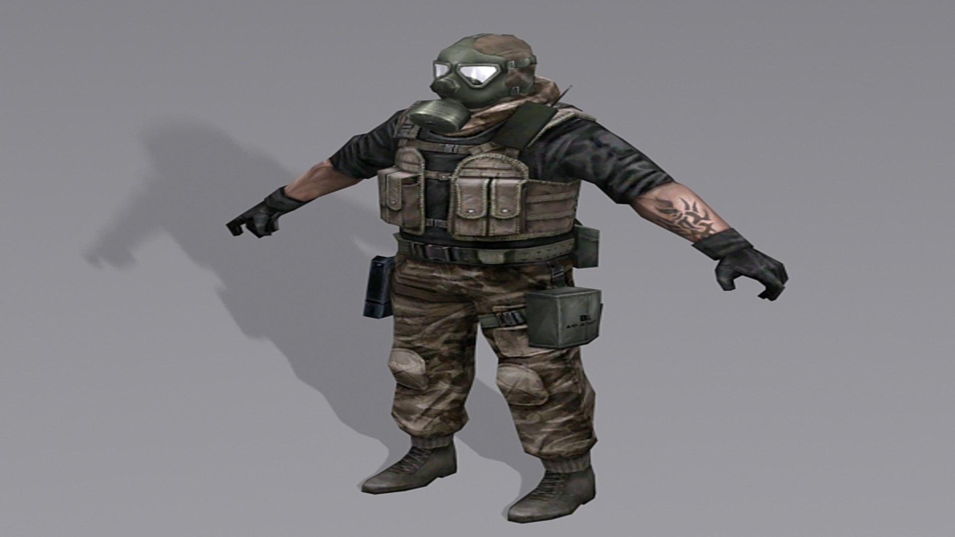 Combine Soldier 3D Model Model - TurboSquid 2190801