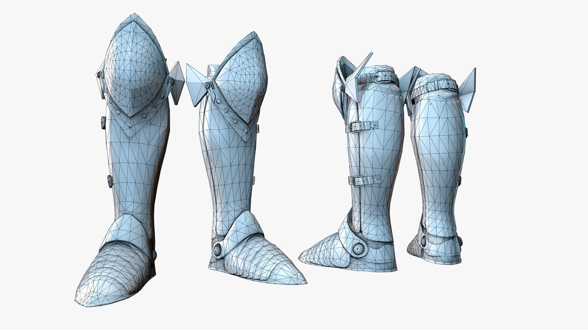 3D Medieval Knight Boot - TurboSquid 1850589