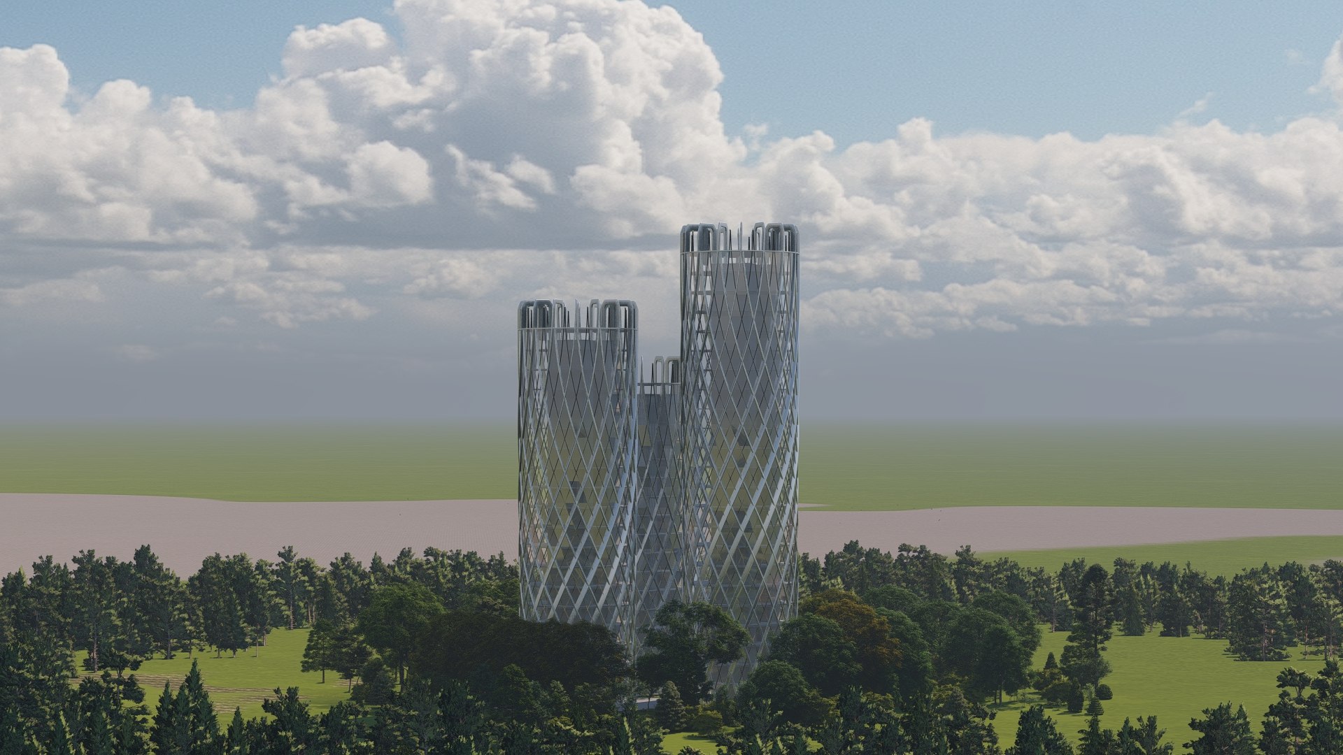 3D Buildings Future Model - TurboSquid 1623092