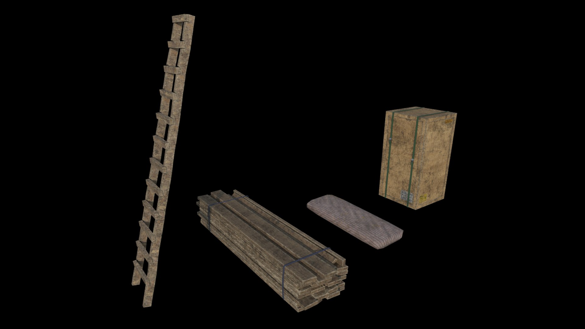 Junk Prop Pack Model - TurboSquid 2109634