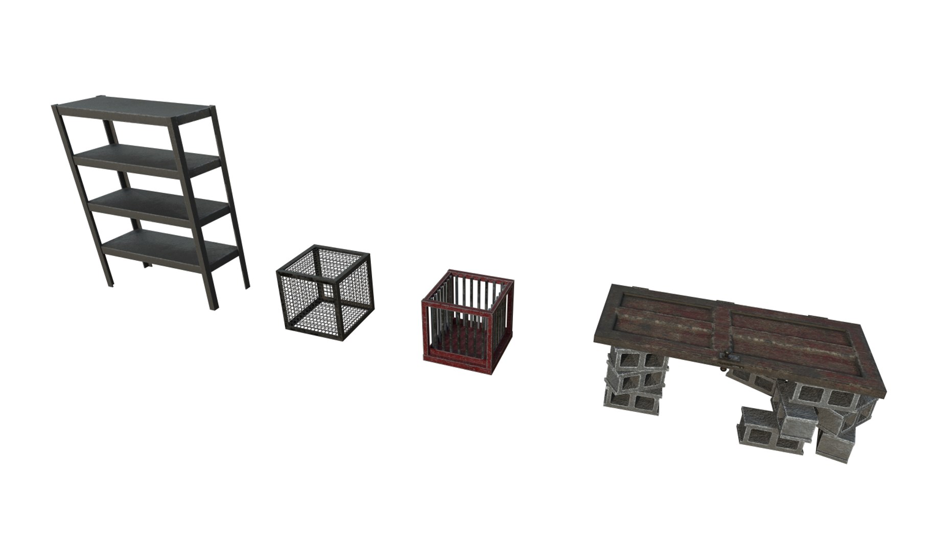 Junk Prop Pack Model - TurboSquid 2109634